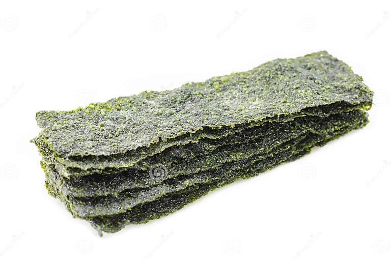 Fried seaweed white. stock image. Image of korean, grill - 66543101
