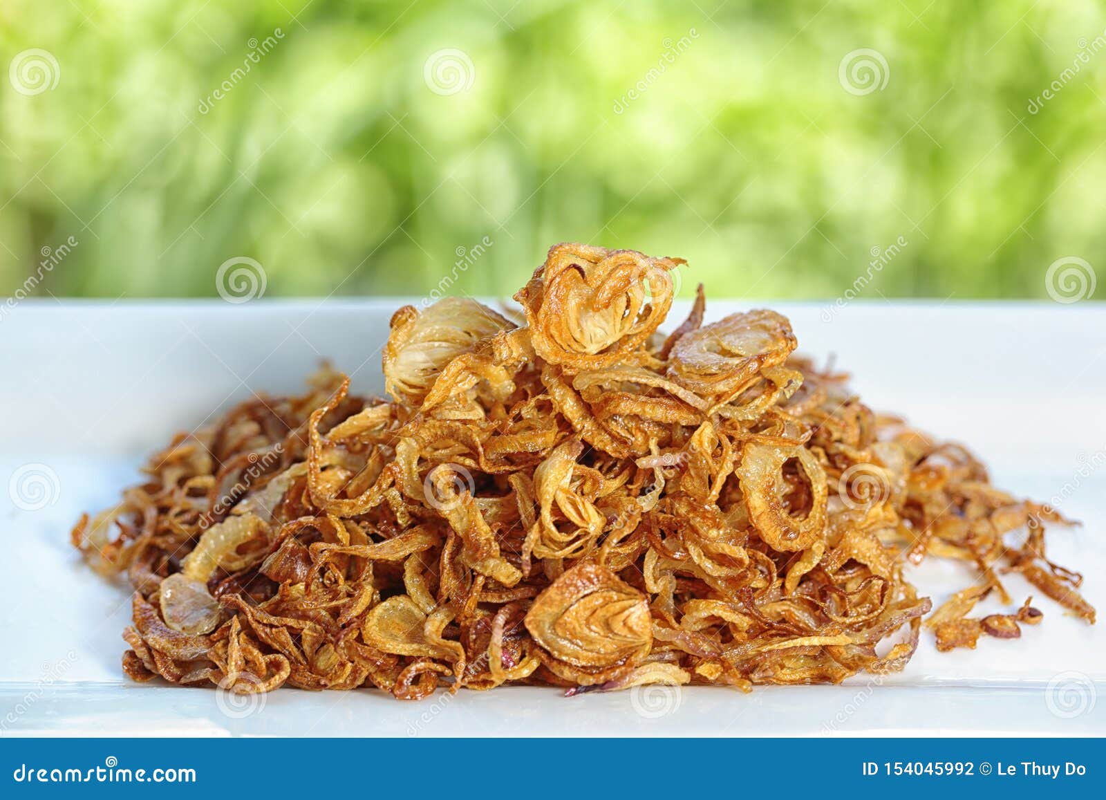 Fried Shallot stock photo. Image of green, white, background - 154045992