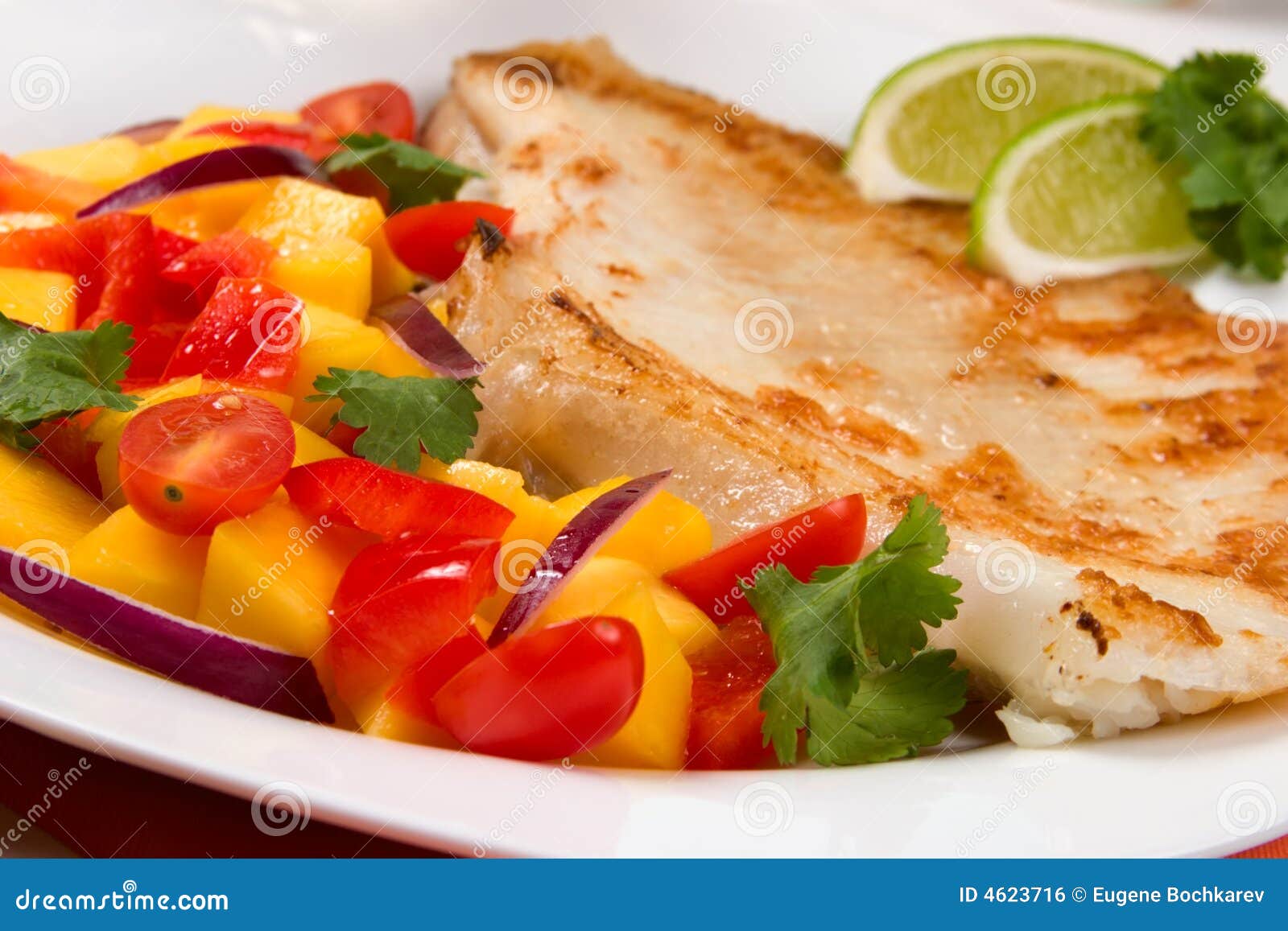 Fried skate stock photo. Image of lime, cooked, close - 4623716