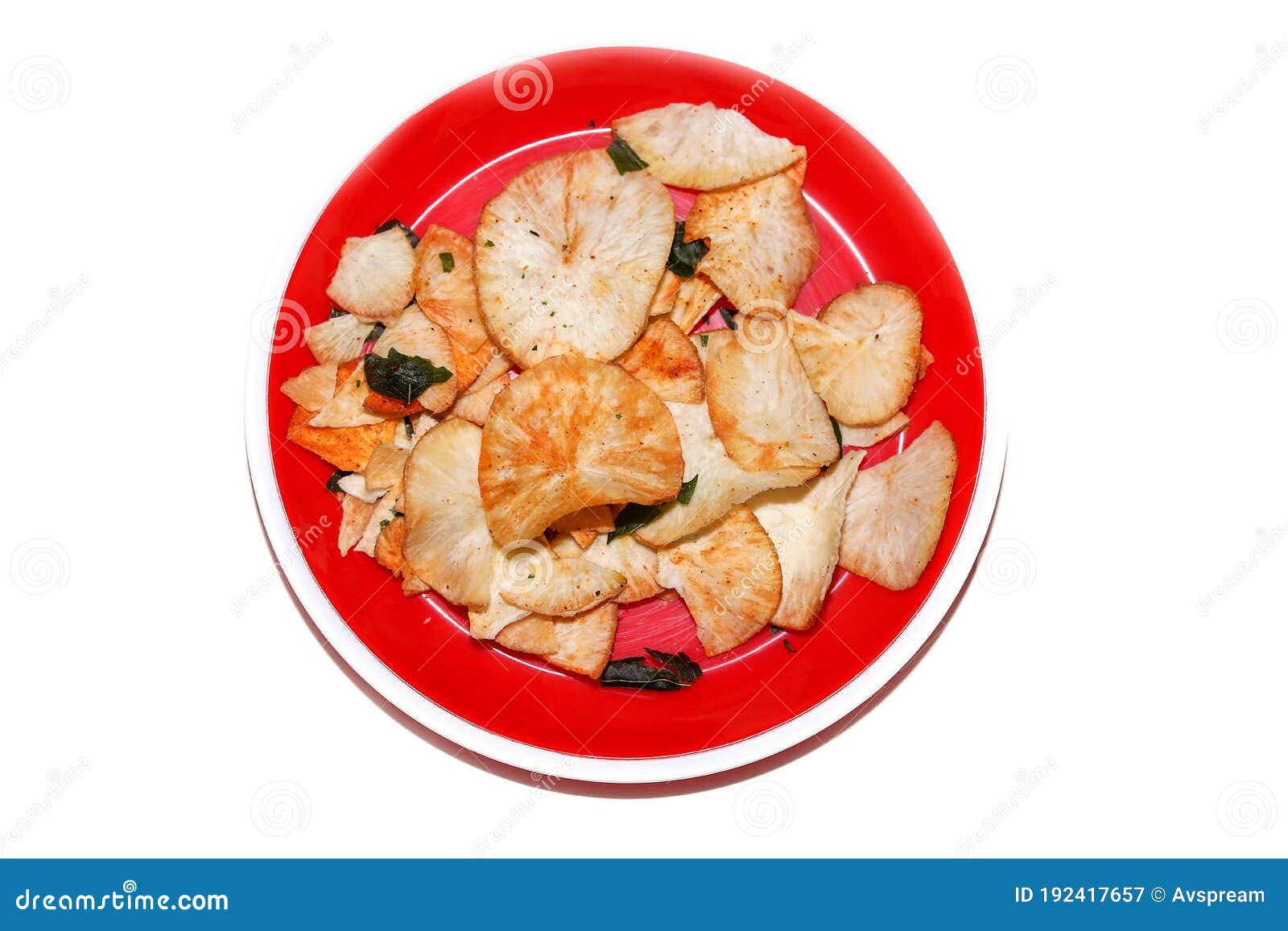 Tapioca Chips Or Cassava Chips. Stock Photo | CartoonDealer.com #48439674