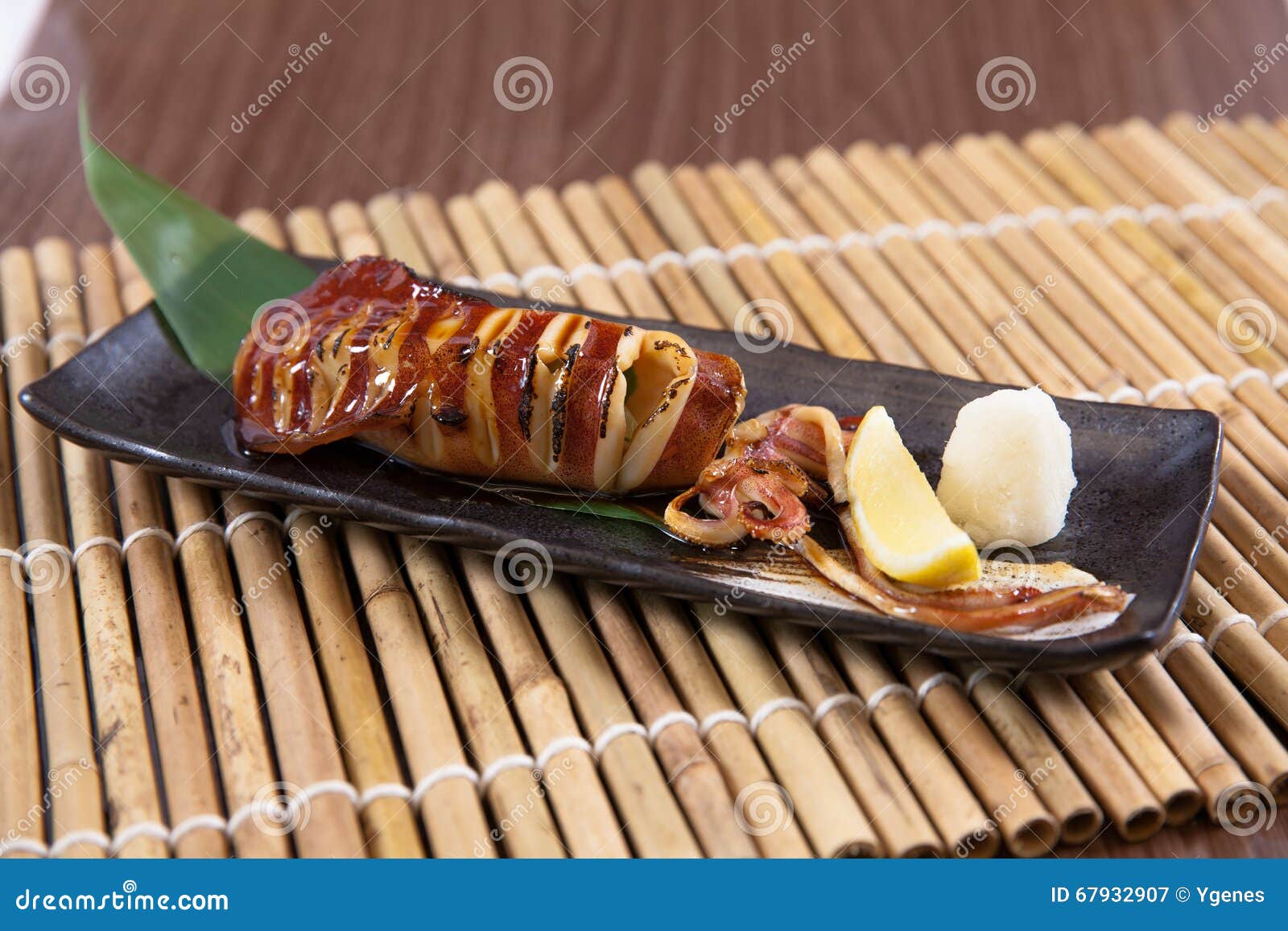 Fried sliced whole squid stock image. Image of bread - 67932907
