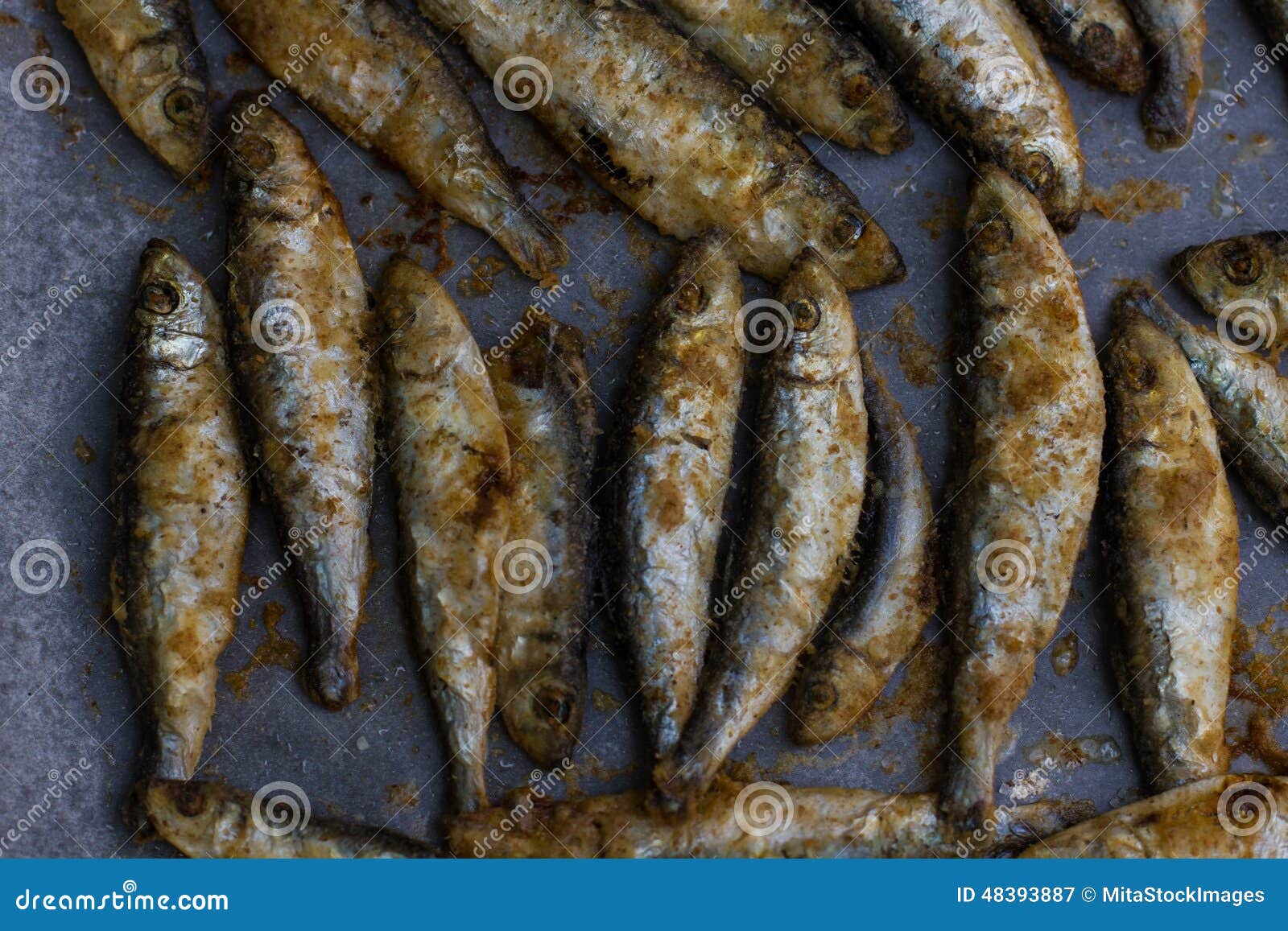 Fried Small Fish stock image. Image of cooking, food - 48393887