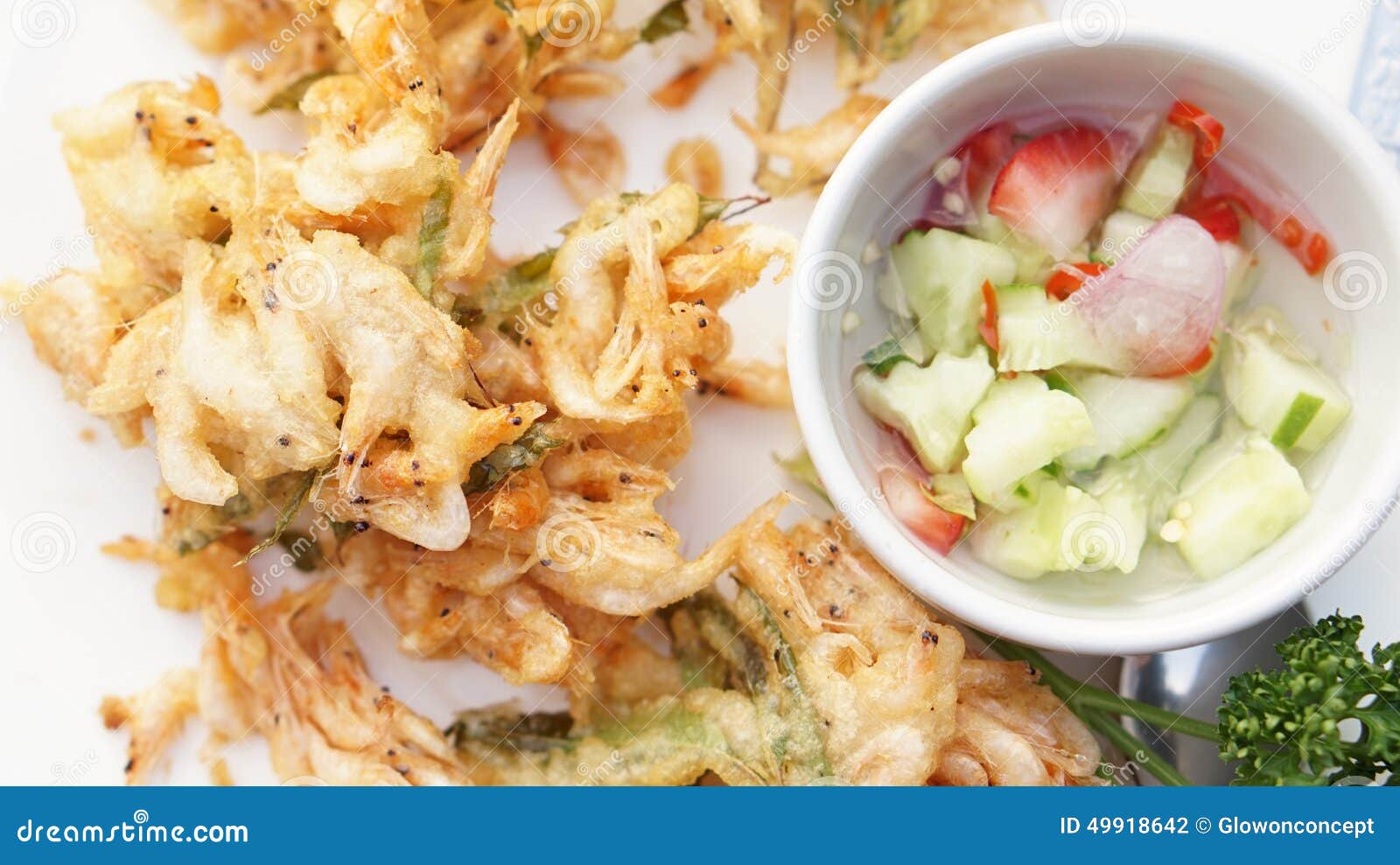 Fried small shrimps stock photo. Image of healthy, prepared - 49918642