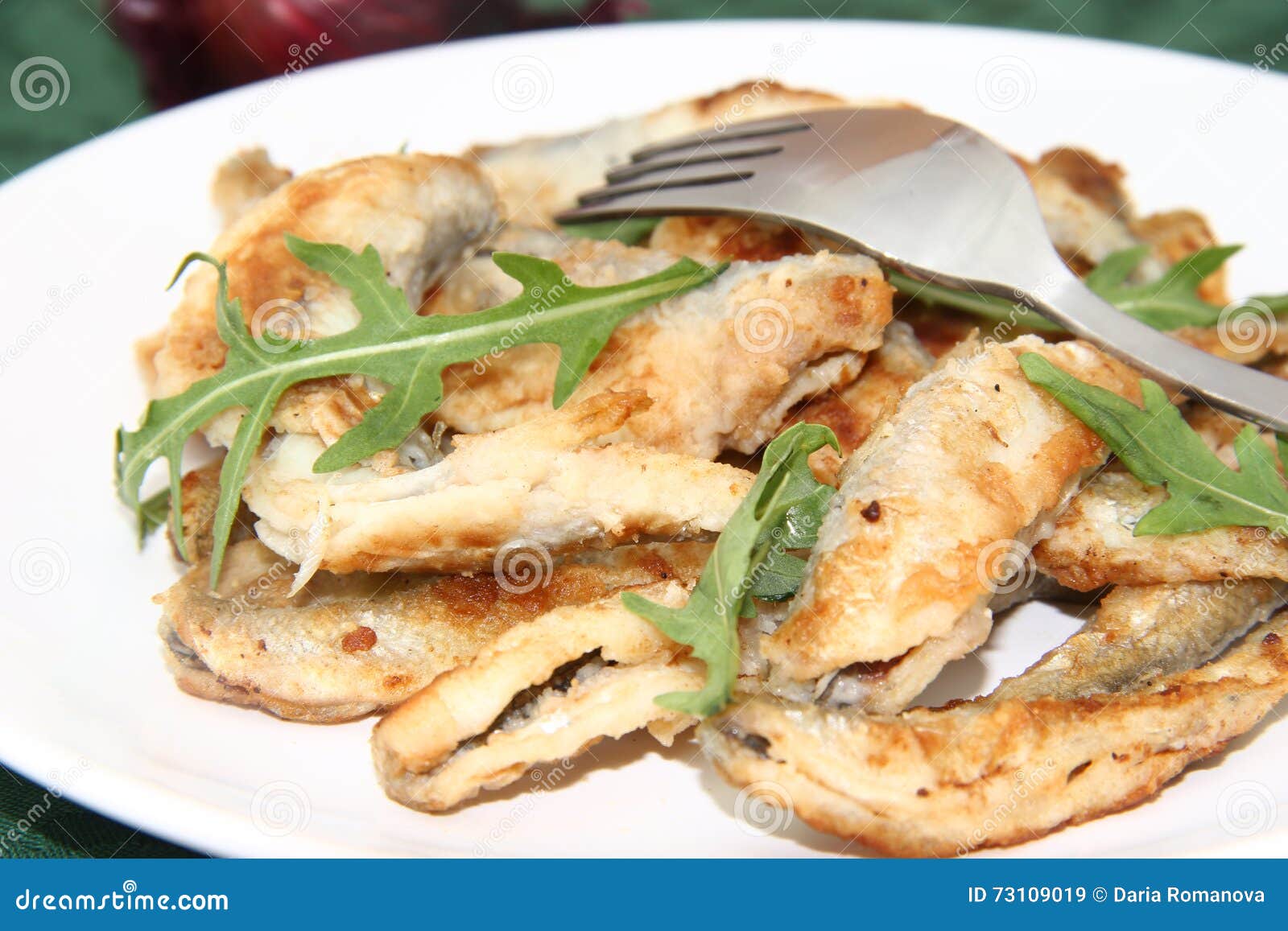 Fried Smelts Baltic Fish on a Dish Stock Image - Image of nourishing ...