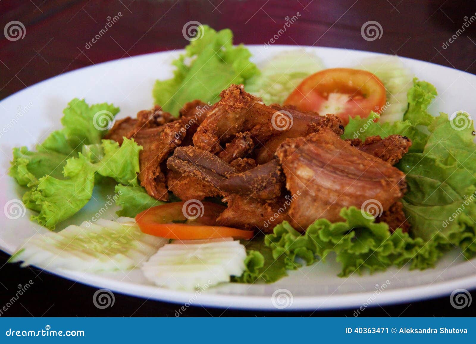 Fried snake; stock image. Image of alternatives, preparing - 40363471
