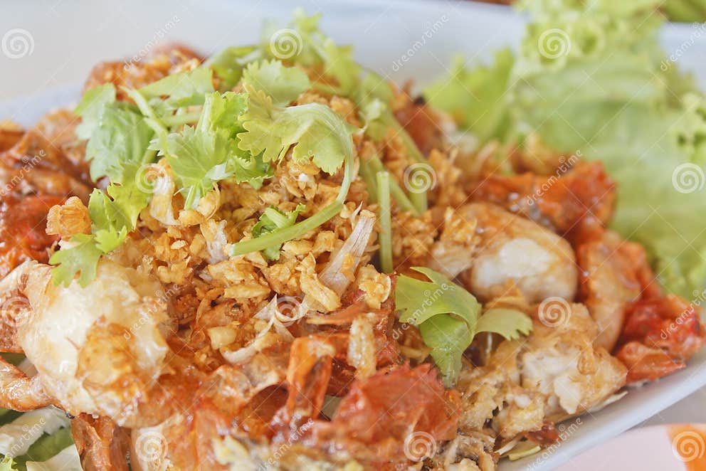 Fried soft shell crab stock image. Image of cooked, food - 27216103
