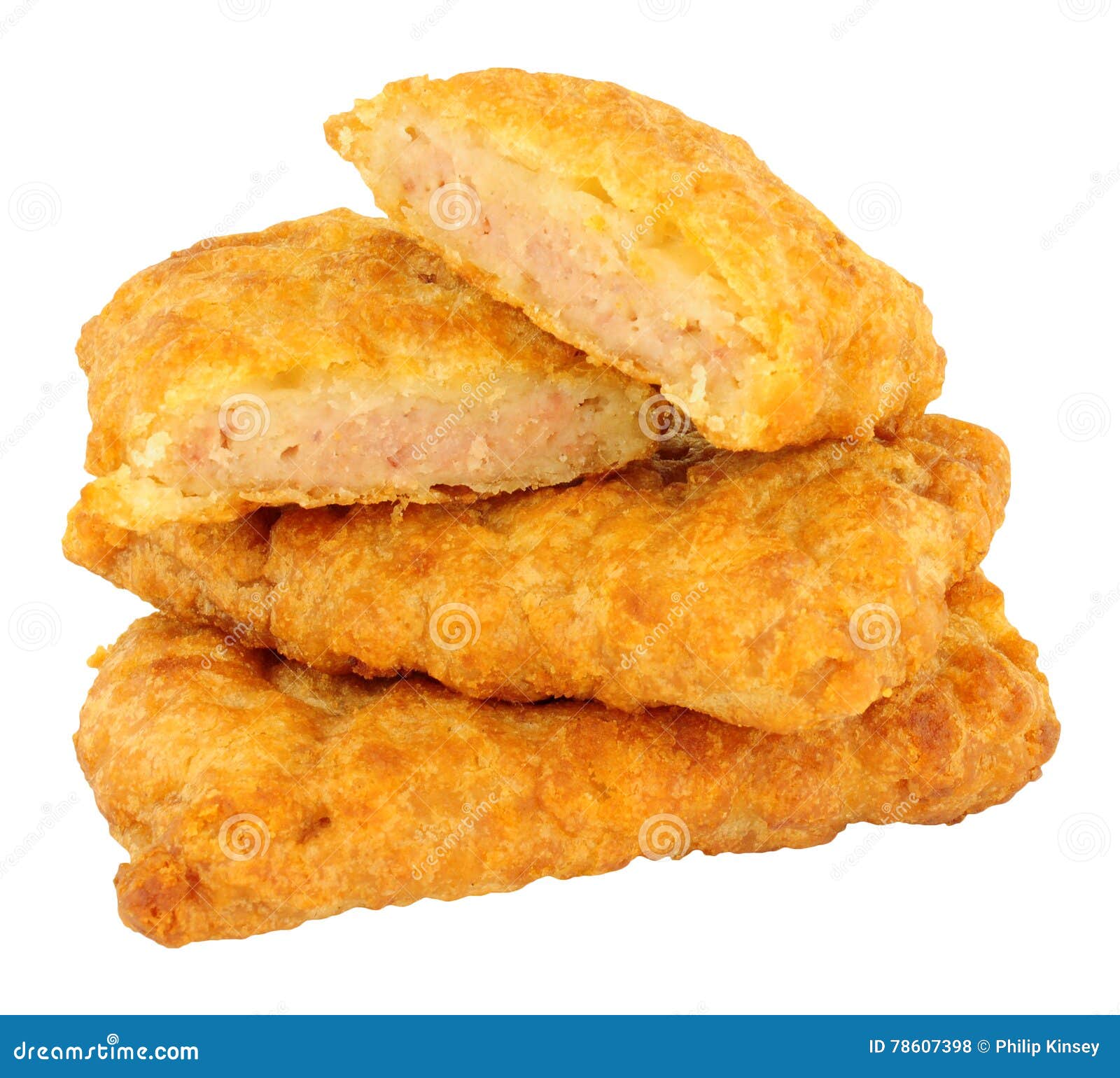Fried Spam Fritters stock photo. Image of fried, eating - 78607398