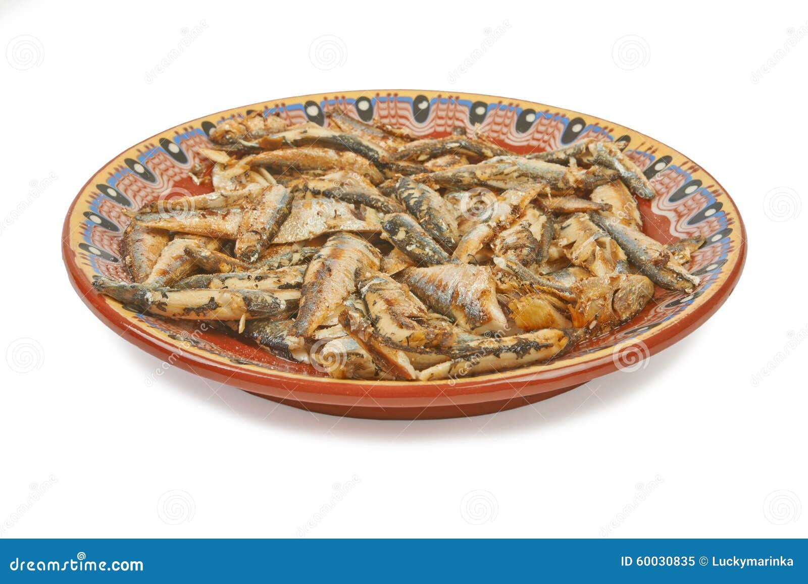 Fried sprats fish stock image. Image of dish, position - 60030835