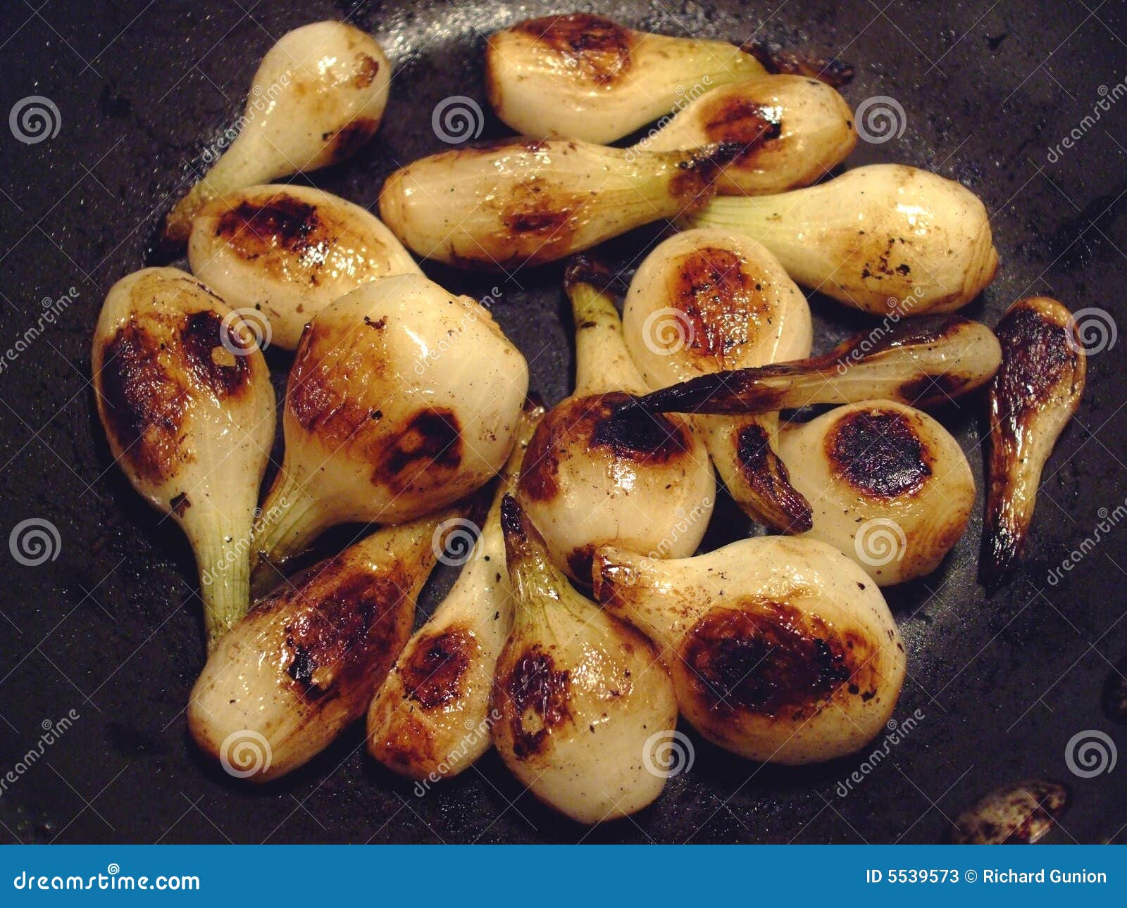 Fried Spring Onions stock image. Image of black, mexican - 5539573