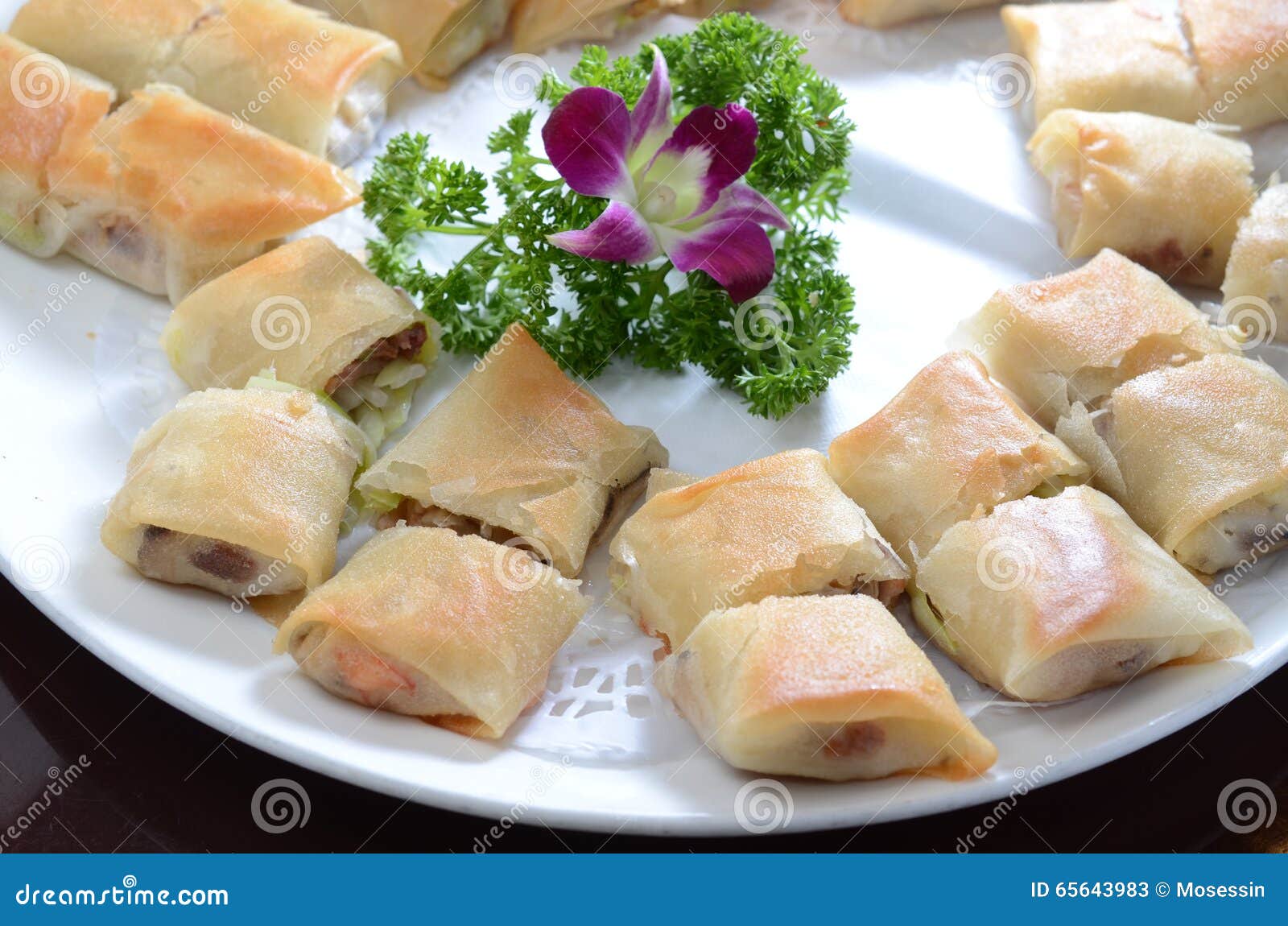 Fried spring roll stock image. Image of mutton, pork - 65643983
