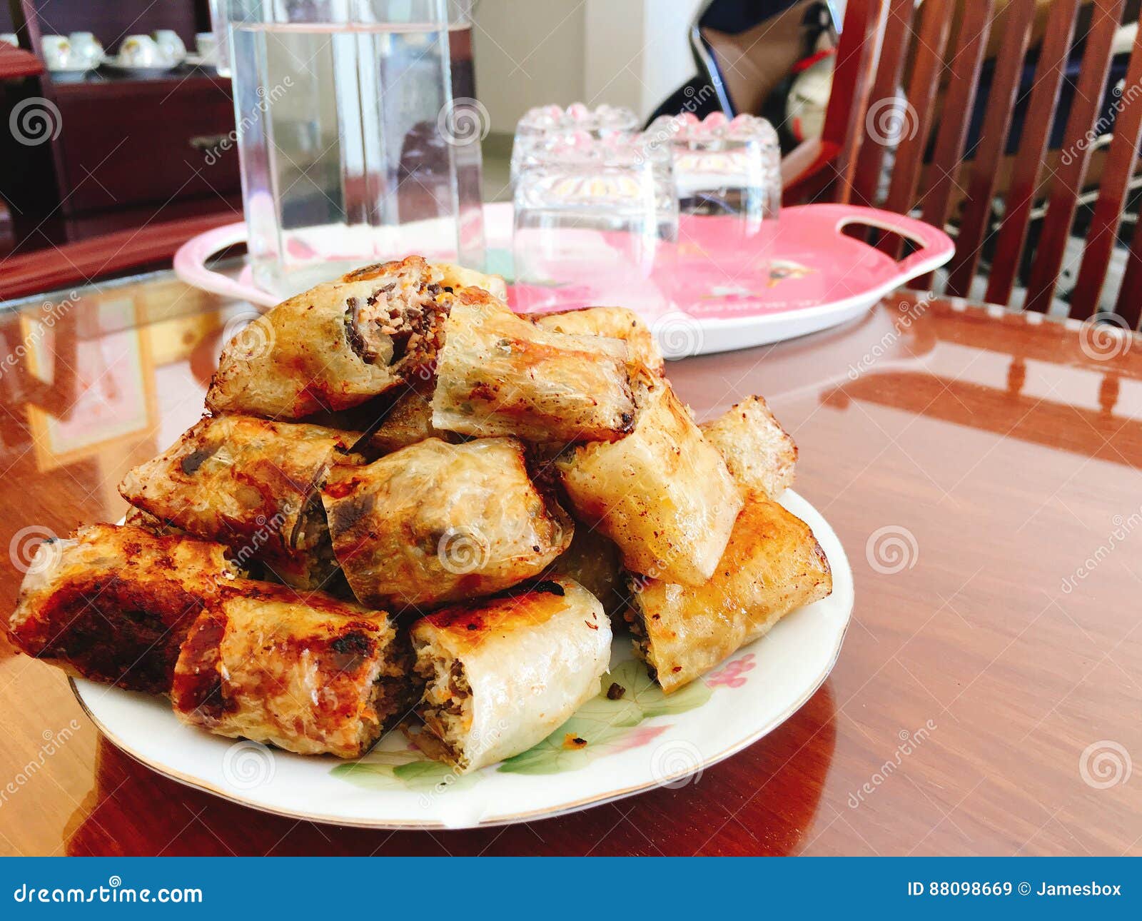 Fried Spring Rolls for Tet Holiday in Vietnam Stock Image - Image of ...