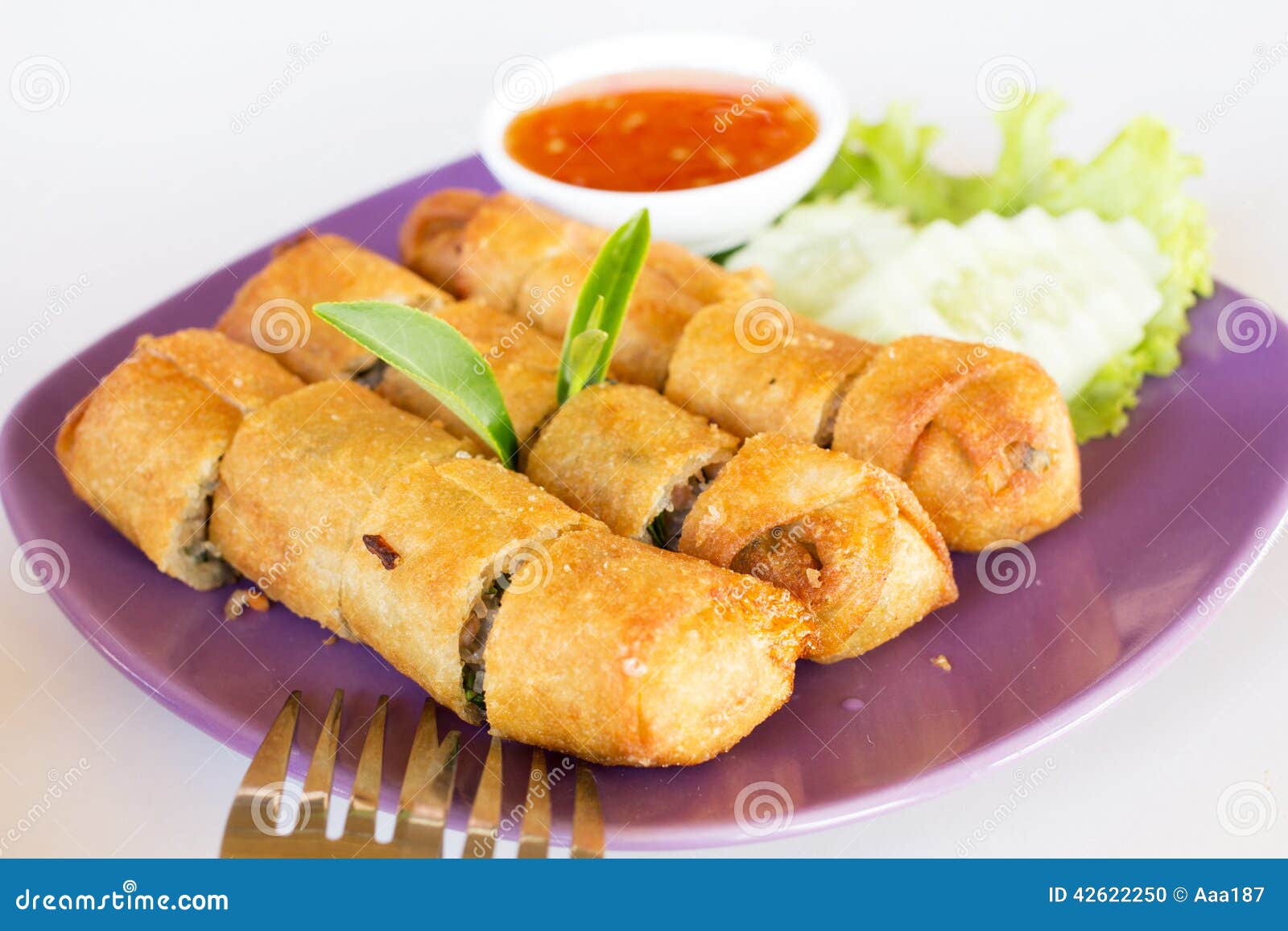 Fried spring rolls stock photo. Image of crispy, culture - 42622250