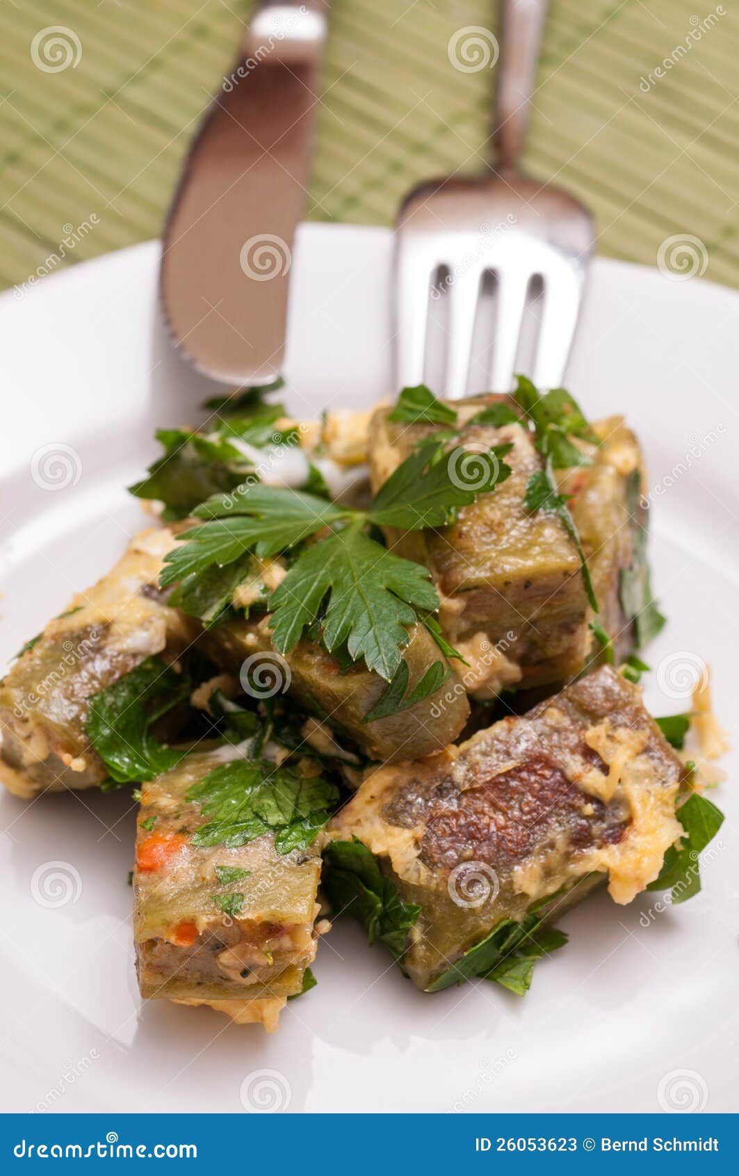 Fried Swabian Pockets with Parsley Stock Image - Image of roast, swabia ...
