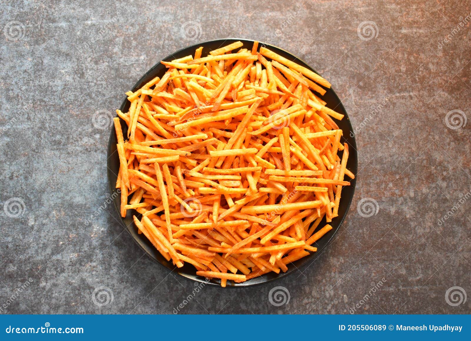 Fried Tapioca chips stock image. Image of cuisine, food - 205506089