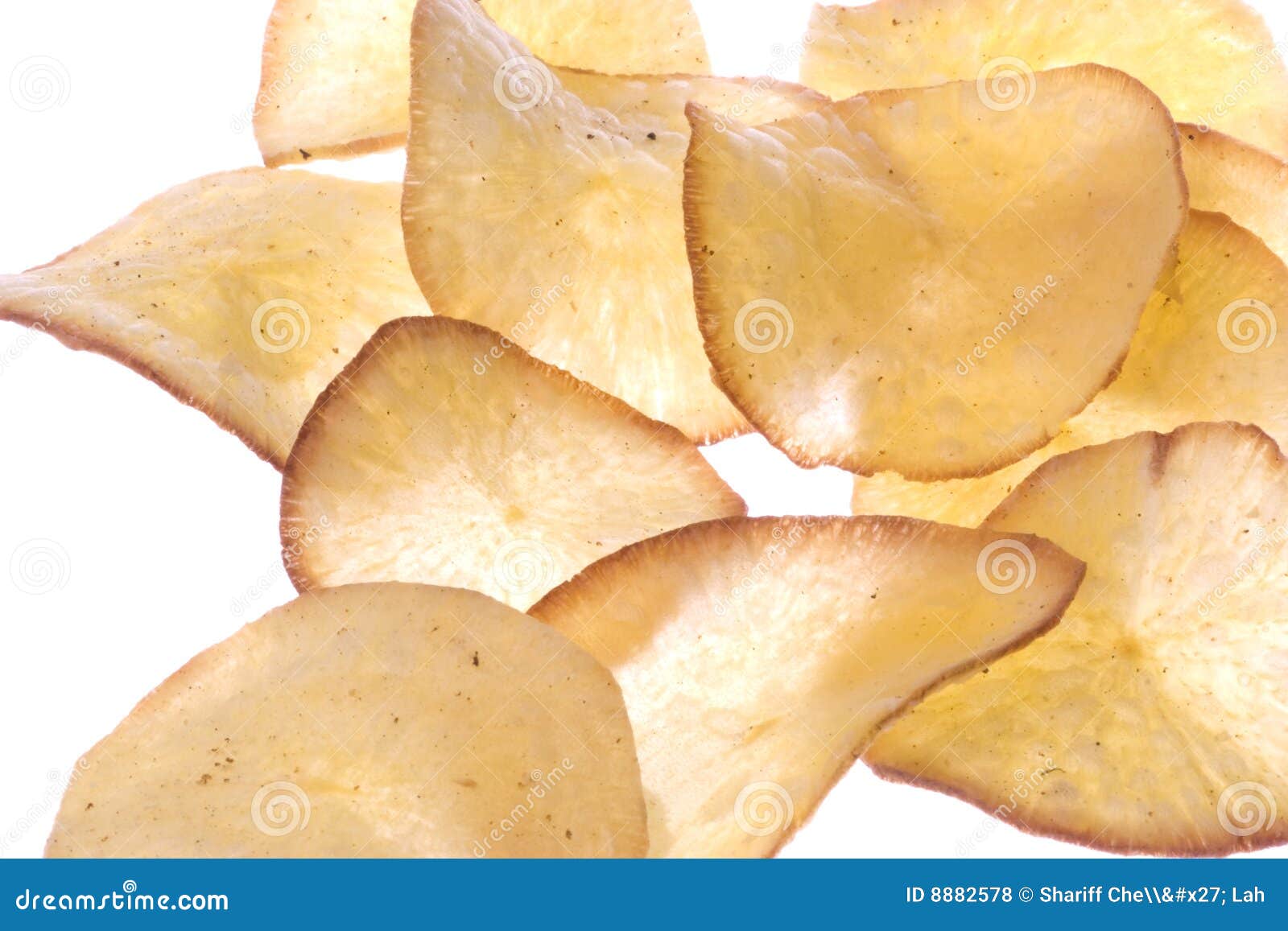 Fried Tapioca Isolated stock photo. Image of food, closeup - 8882578