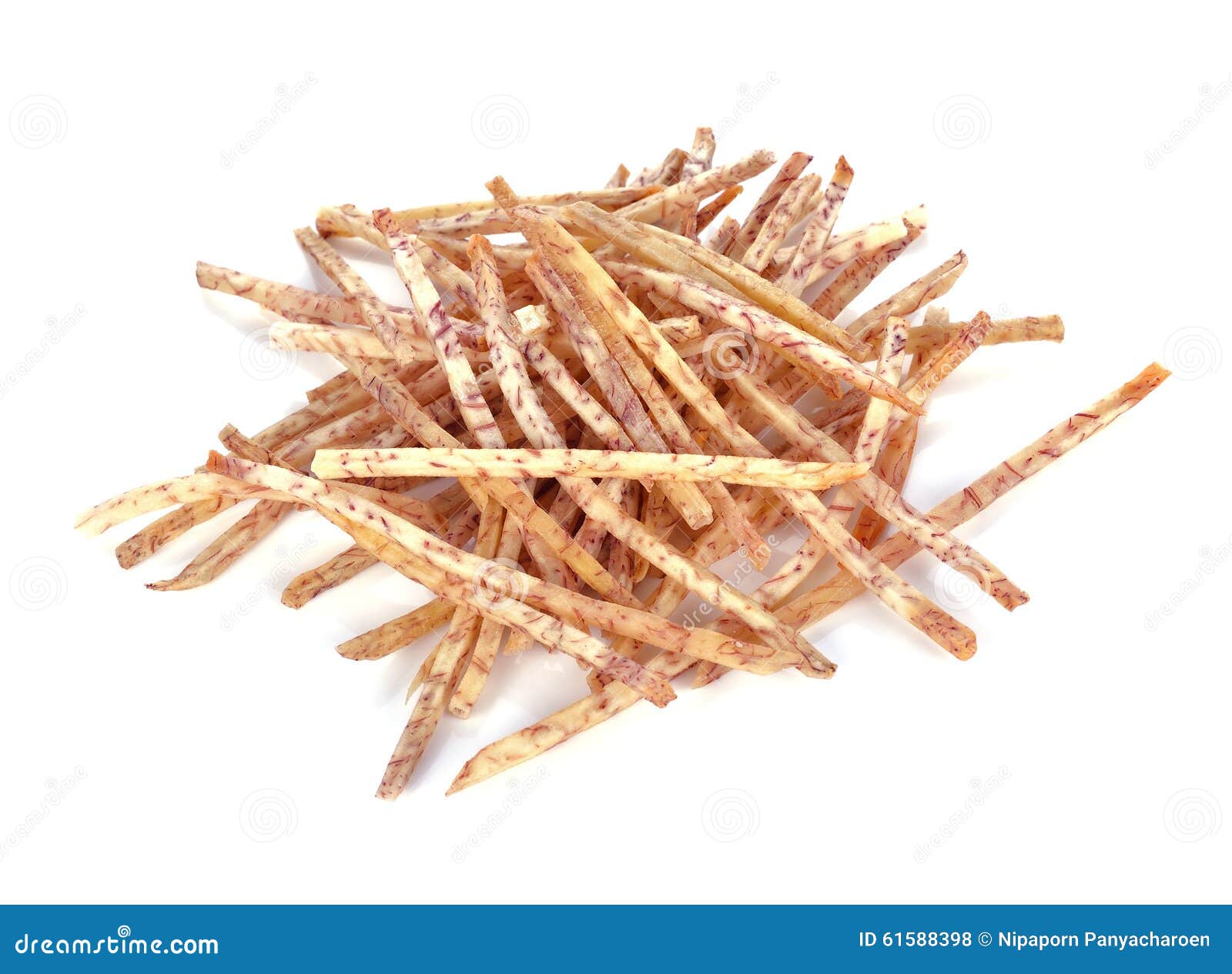 Taro Chips - Fried Or Baked Sliced Taro Stock Image | CartoonDealer.com ...