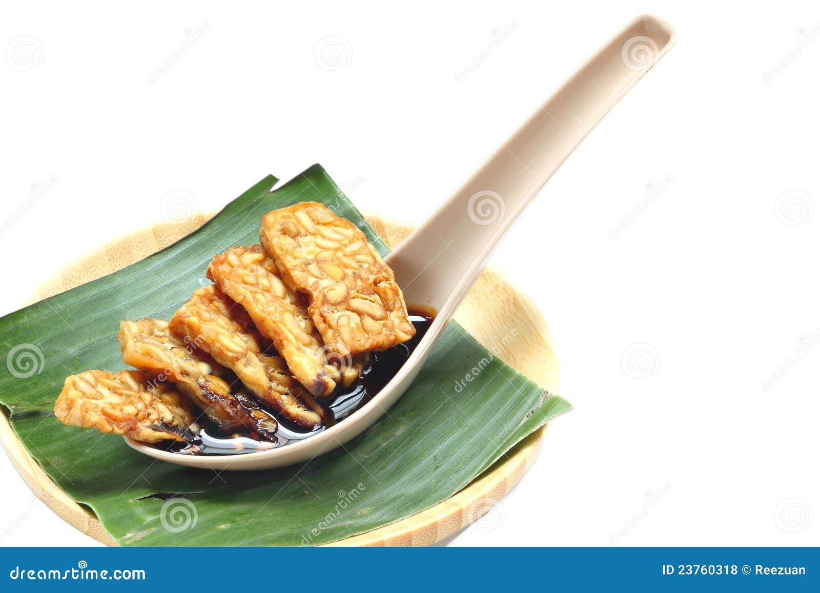 Fried tempeh for snack stock photo. Image of delicious - 23760318