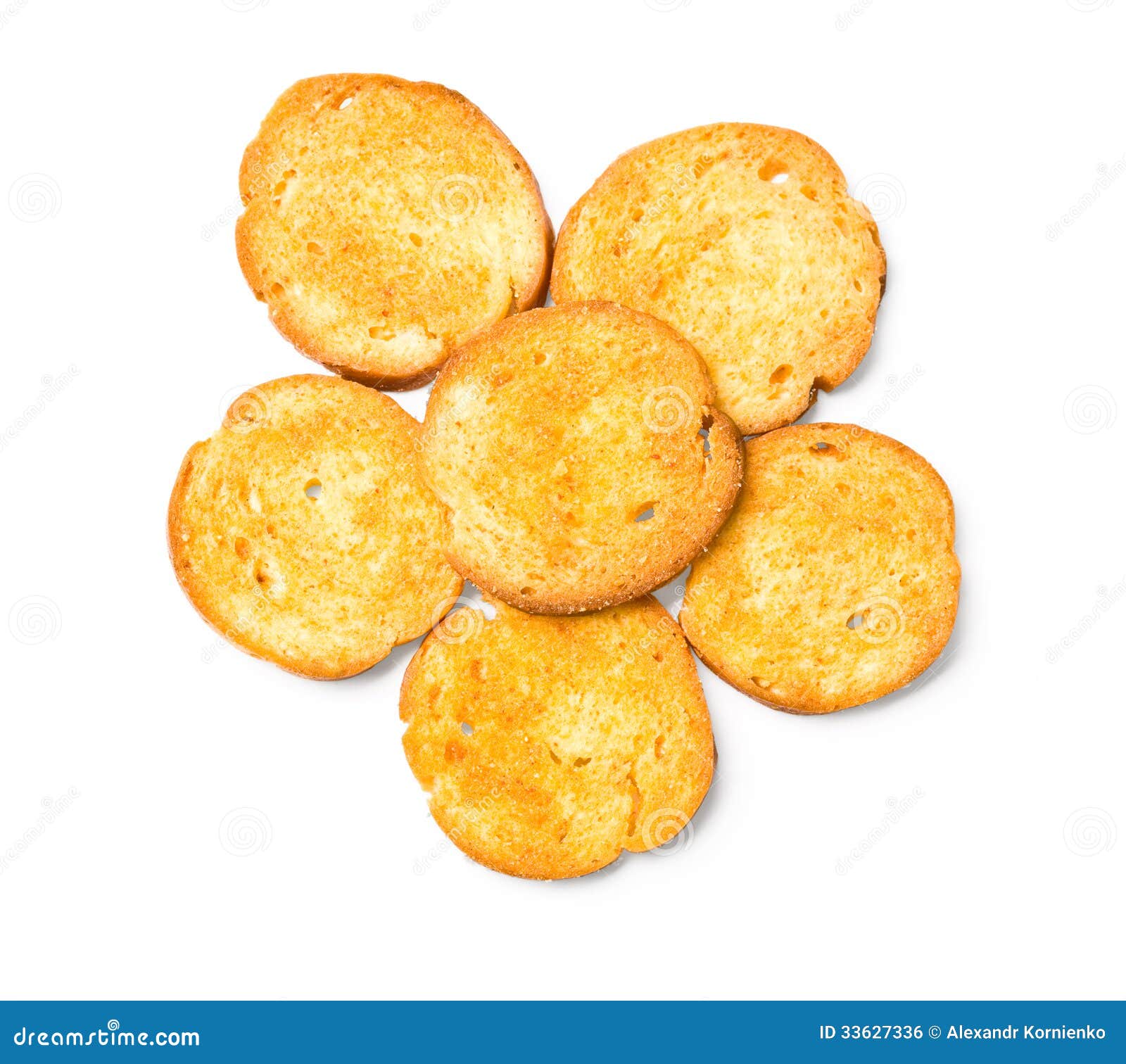 Fried toasted round stock photo. Image of series, harvest - 33627336