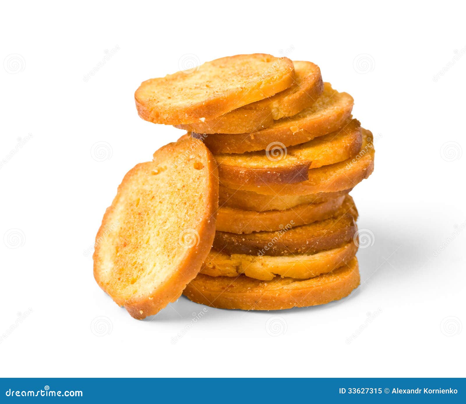 Fried toasted round stock image. Image of edible, sliced - 33627315
