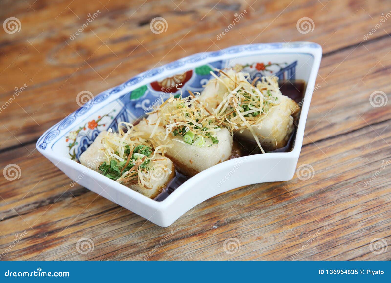 Fried tofu set stock image. Image of flavor, delicious - 136964835