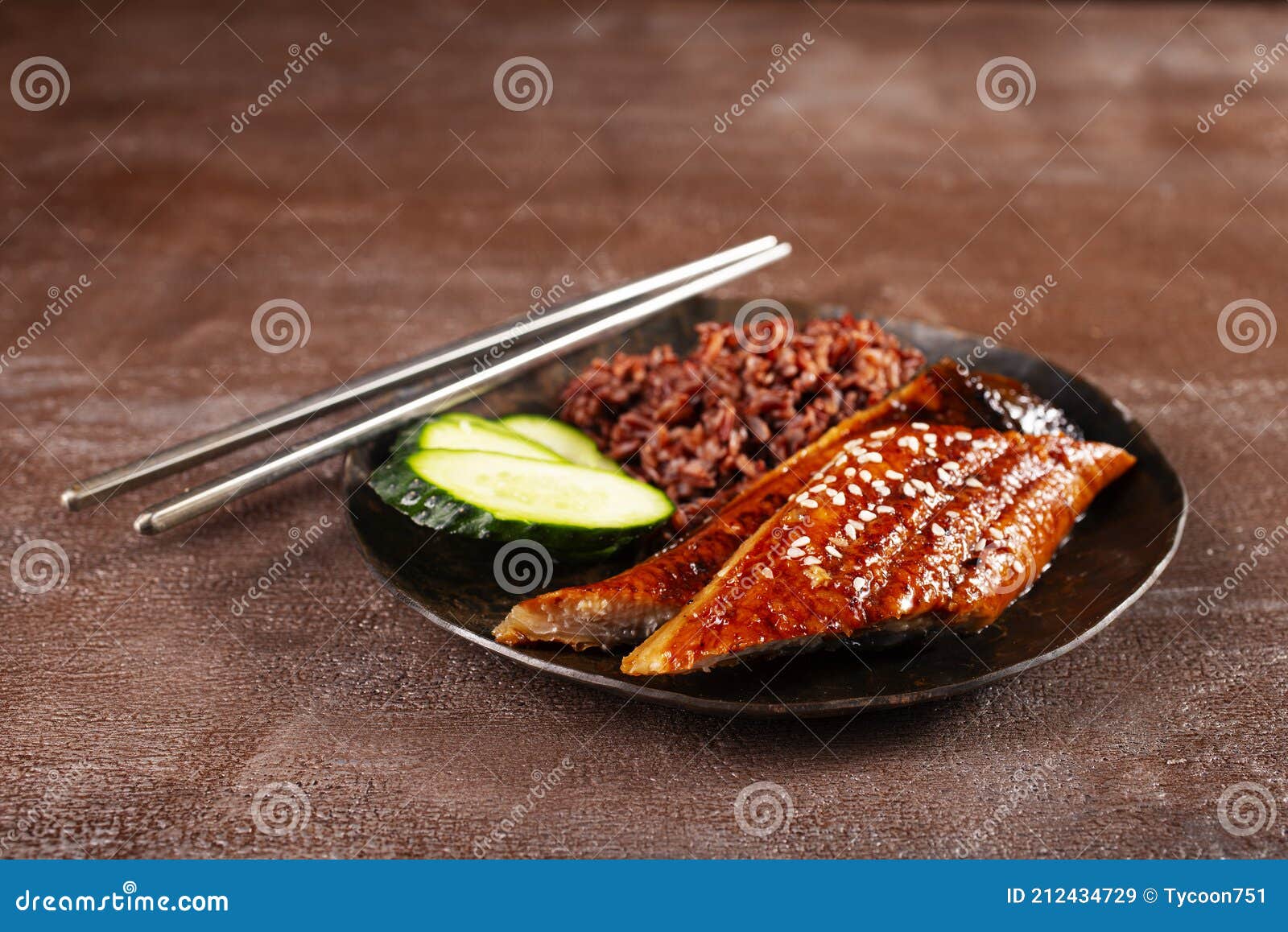 Fried unagi eel stock image. Image of fried, smoked - 212434729