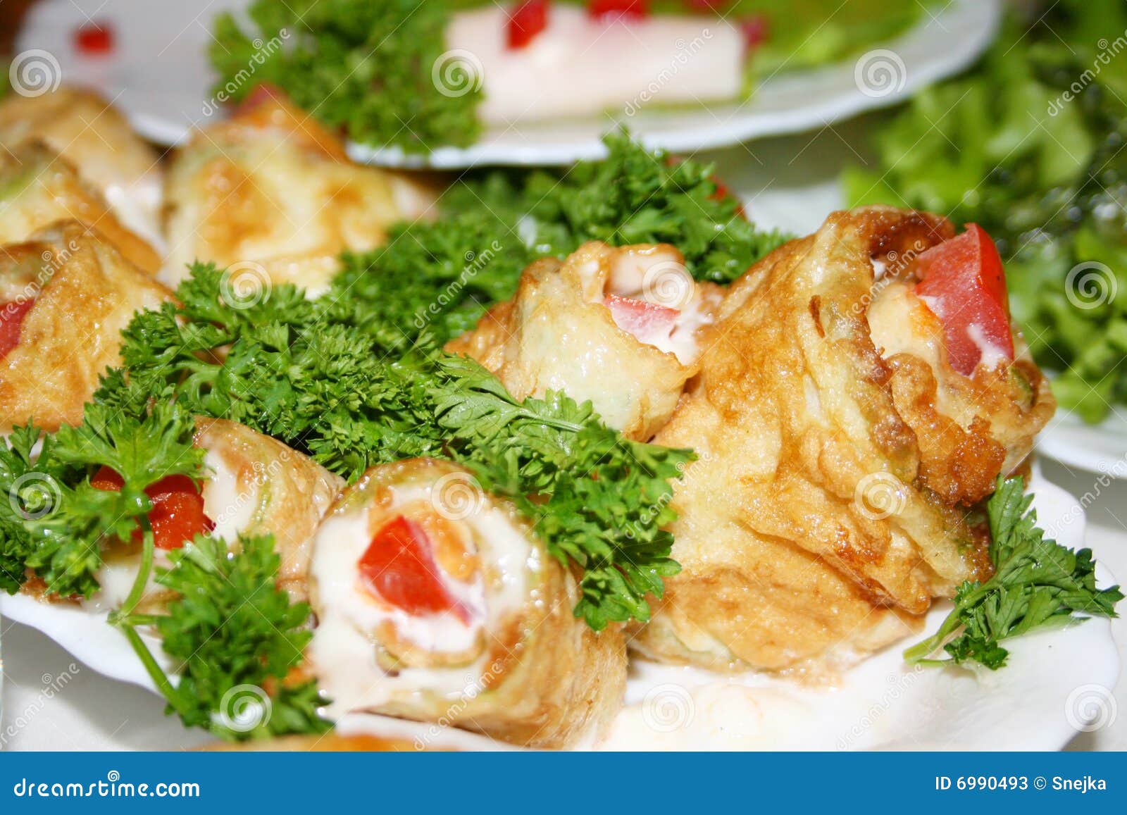 Fried vegetable marrow stock image. Image of fried, lunch - 6990493