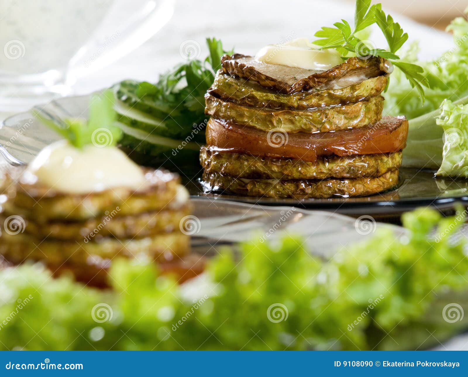 Fried vegetable marrow stock photo. Image of eating, marrow - 9108090