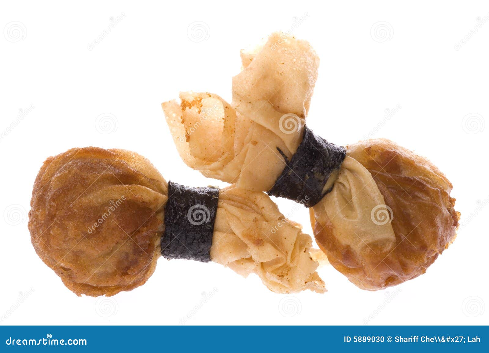 Fried wantan stock photo. Image of dough, dumpling, china - 5889030