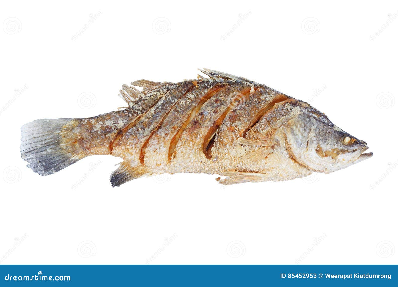 Fried white perch fish stock image. Image of fried, close - 85452953