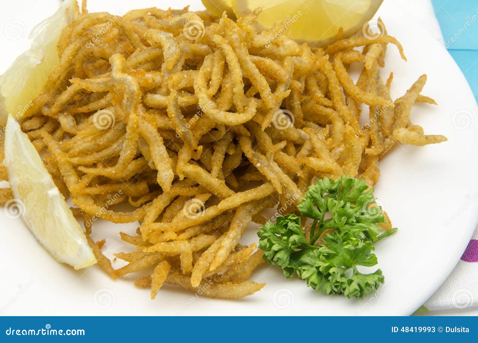 Fried whitebait stock image. Image of fresh, fish, banquet - 48419993