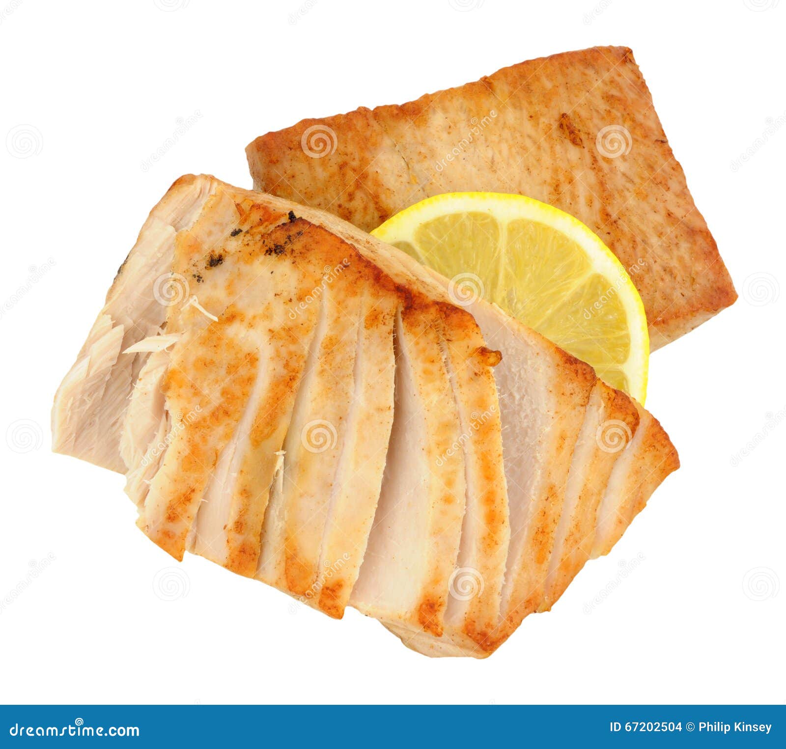 Fried Yellow Fin Tuna Steaks Foto de archivo - Imagen de ingrediente ...