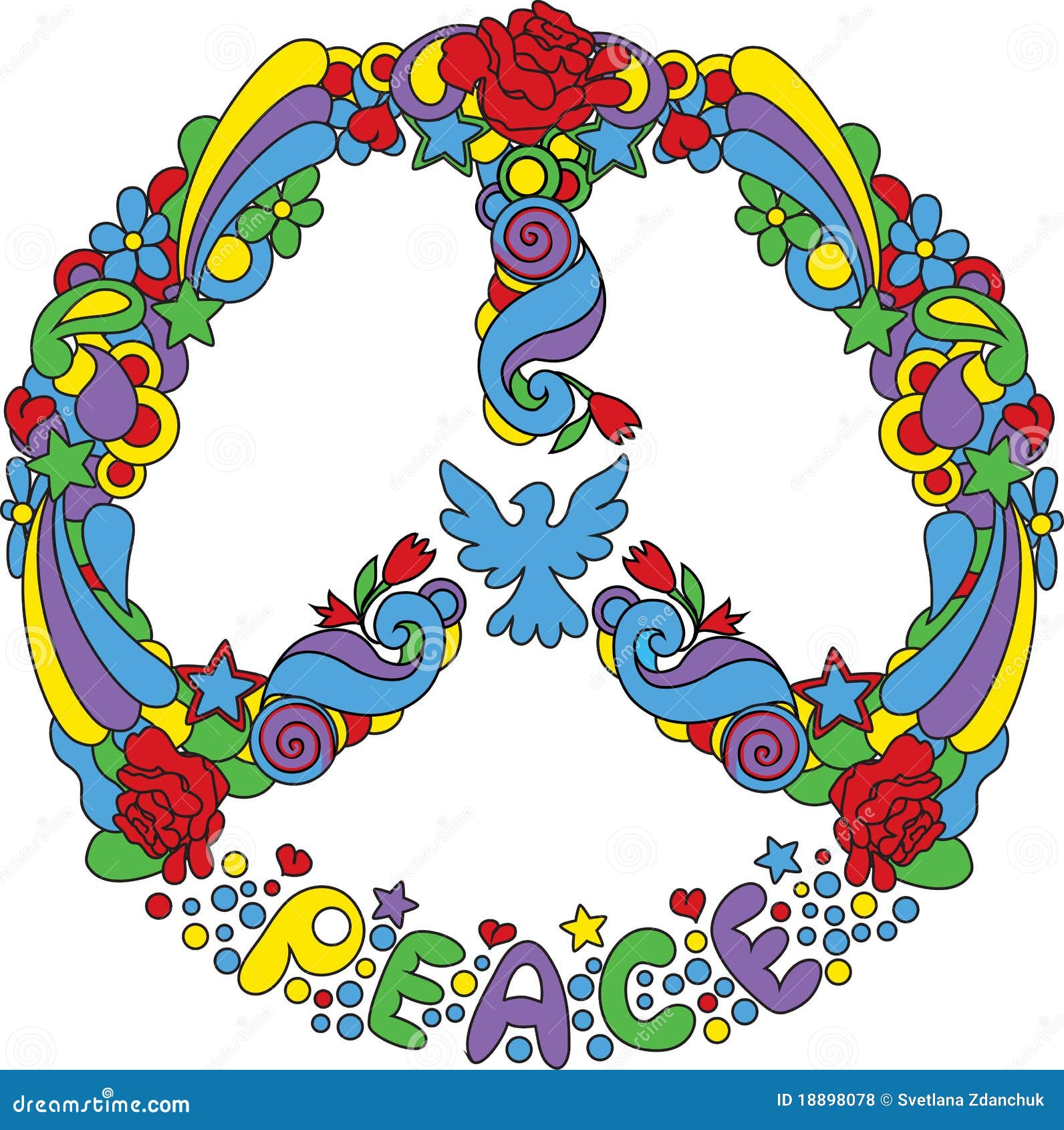 Friedenssymbol Lizenzfreie Stockfotos - Bild: 18898078