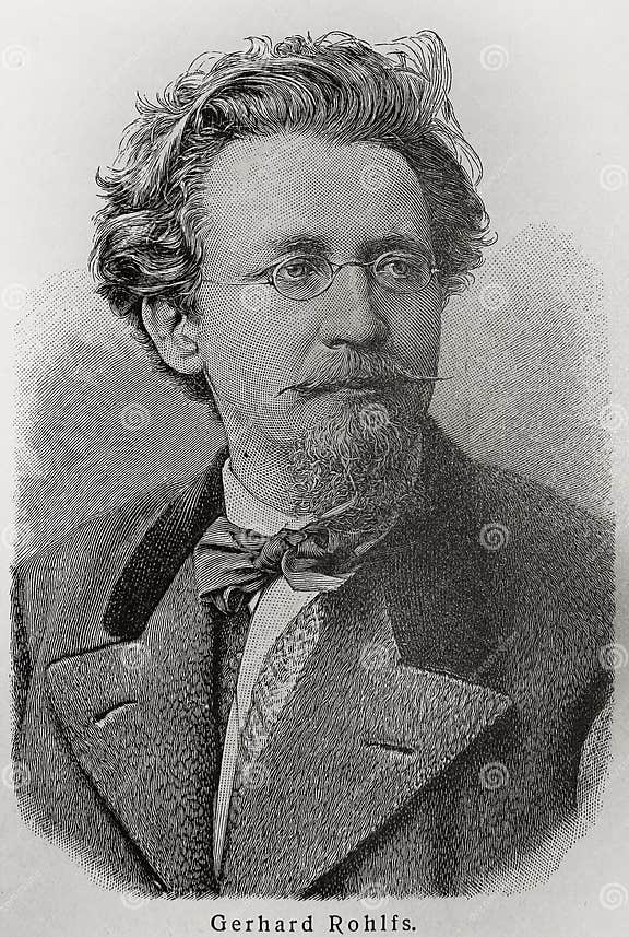 Friedrich Gerhard Rohlfs editorial image. Image of century - 20429235