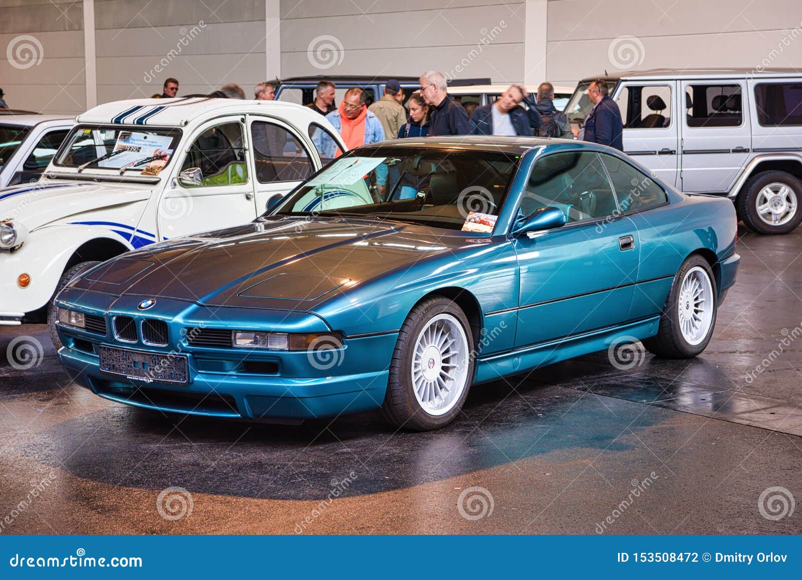 FRIEDRICHSHAFEN - MAY 2019: Blue BMW 8 840 E31 Ci 1990 Coupe at ...