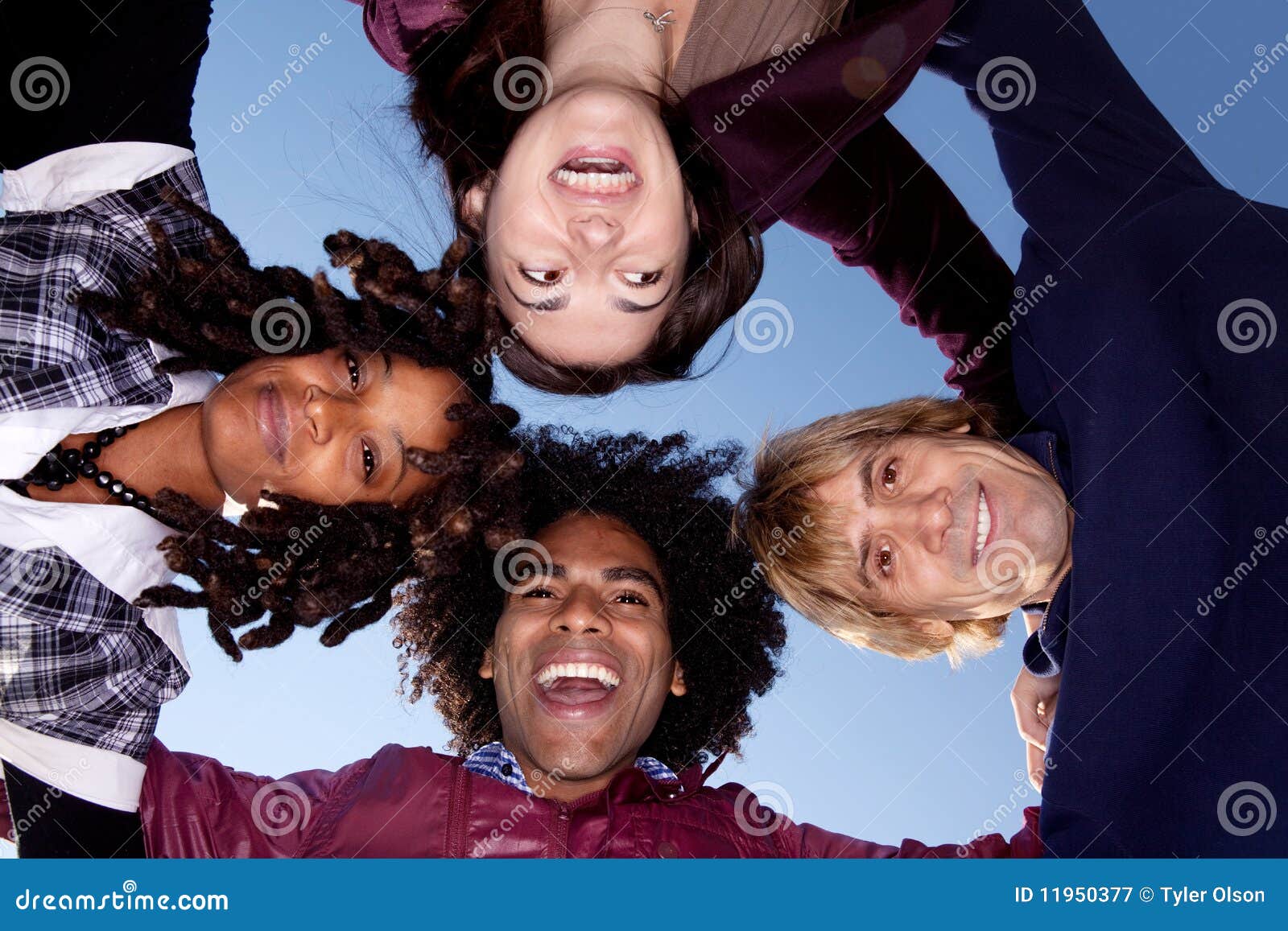 Friend Circle Head Shot stock image. Image of caucasian - 11950377