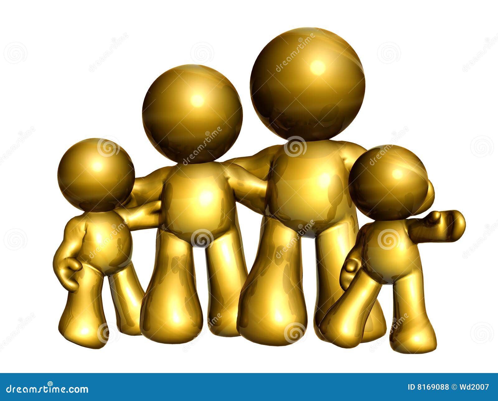 Friend figure family stock illustration. Illustration of together - 8169088