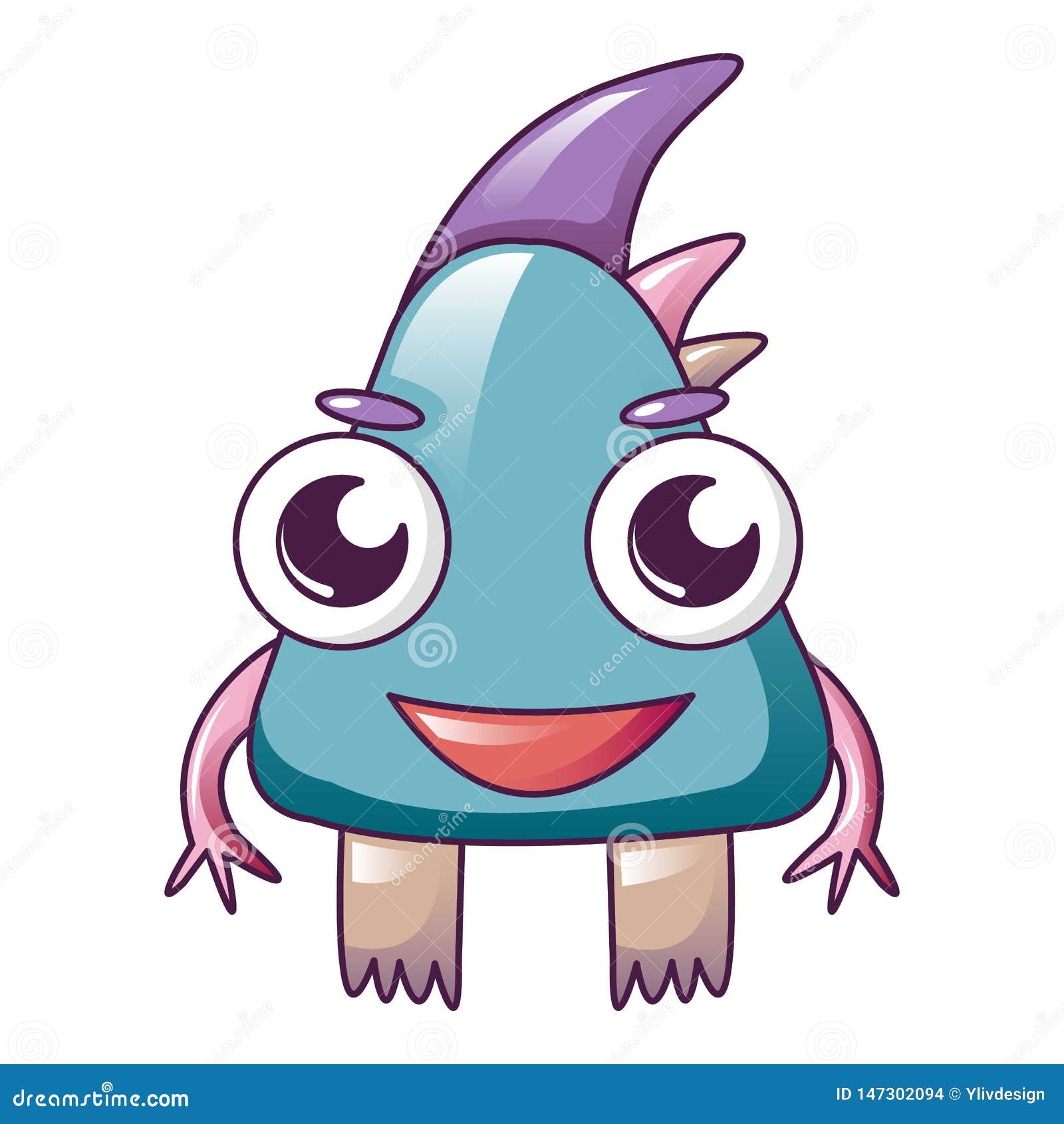 Friend Monster Icon, Cartoon Style Stock Vector - Illustration of book ...