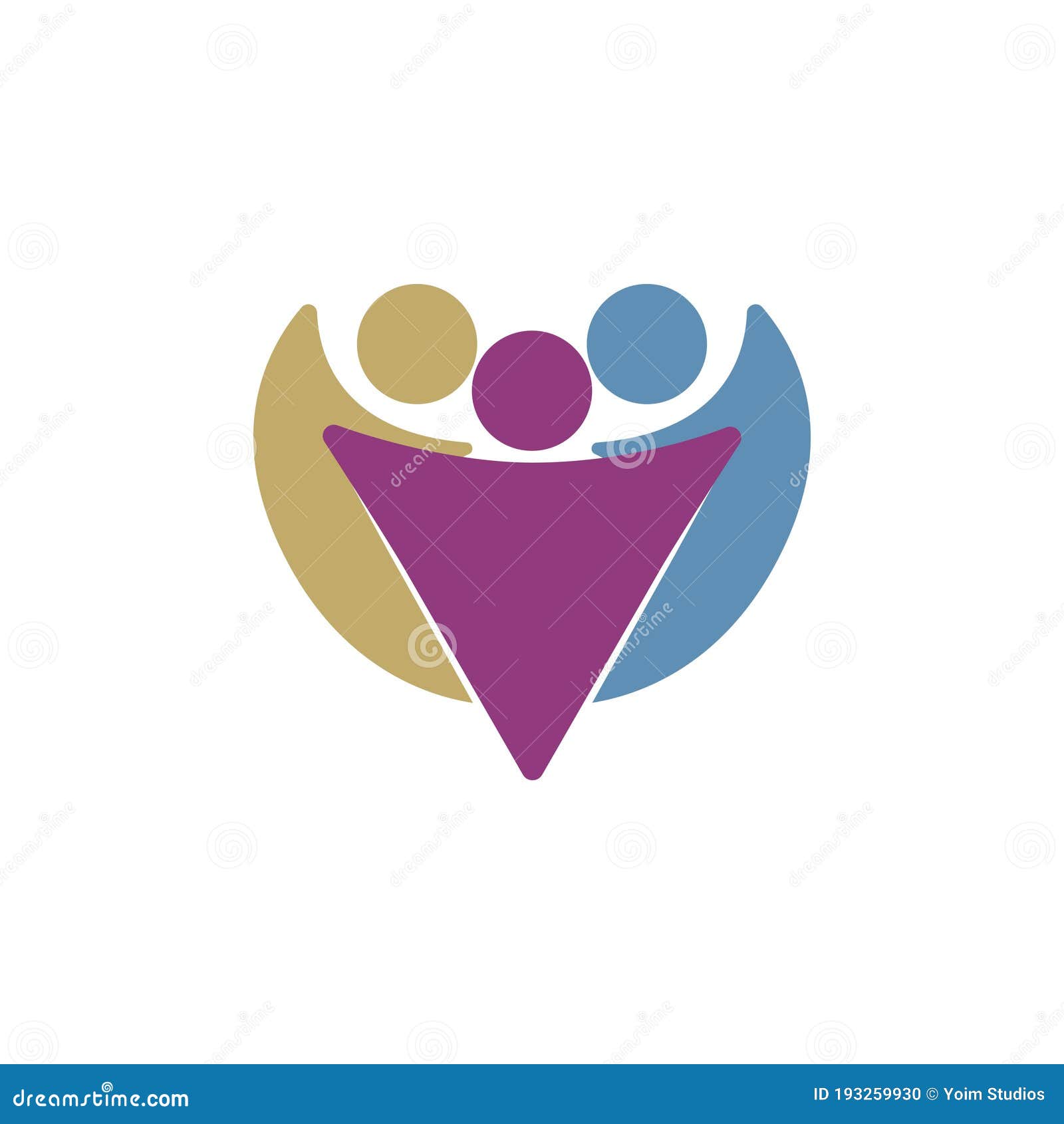 Friend Vector Icon Logo Design Template Illustration Stock Vector ...