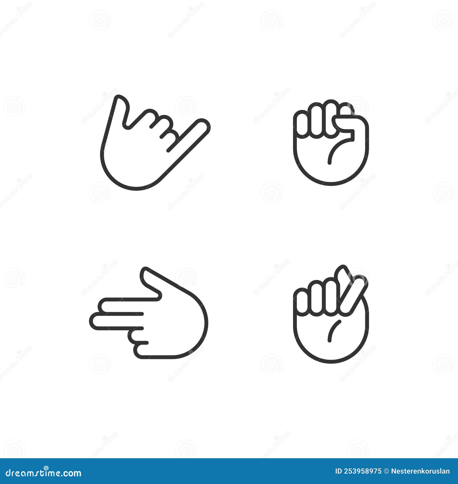 Friendly and Aggressive Gestures Pixel Perfect Linear Icons Set Stock ... Friendly and Aggressive Gestures Pixel Perfect Linear Icons Set Stock ...