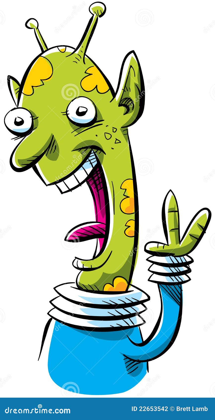 Friendly Alien Stock Photography - Image: 22653542