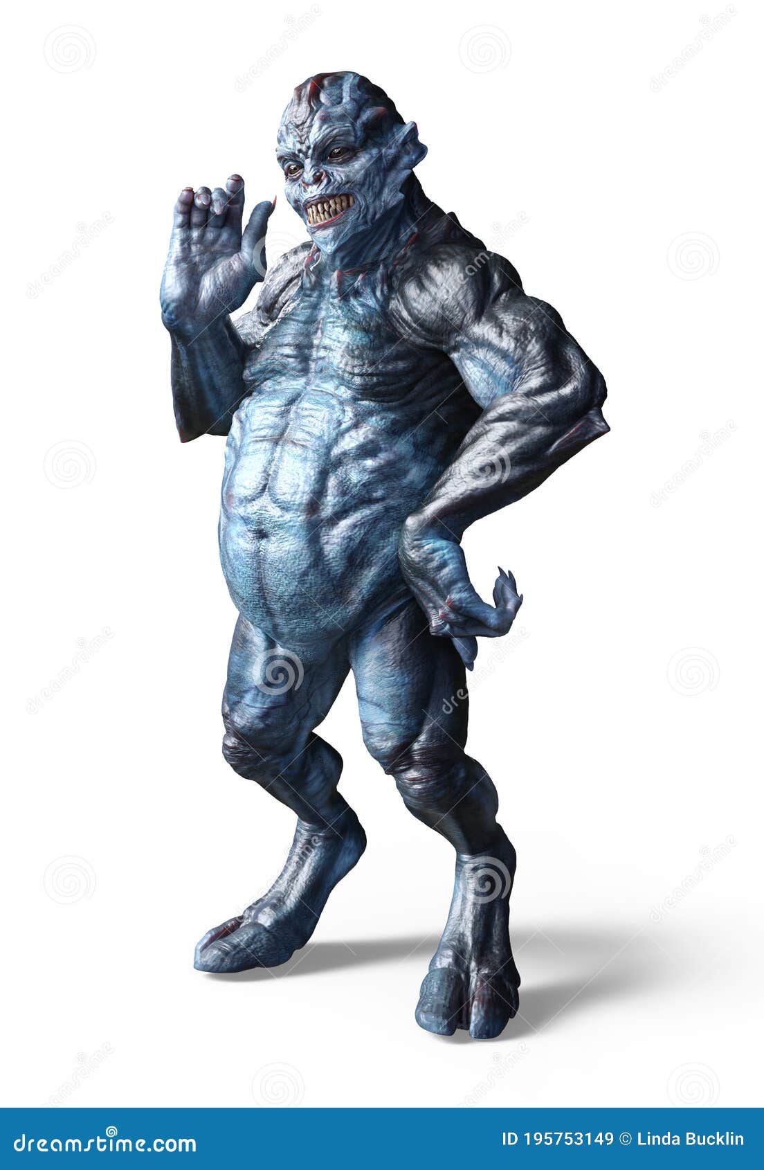 Friendly Alien stock illustration. Illustration of scifi - 195753149