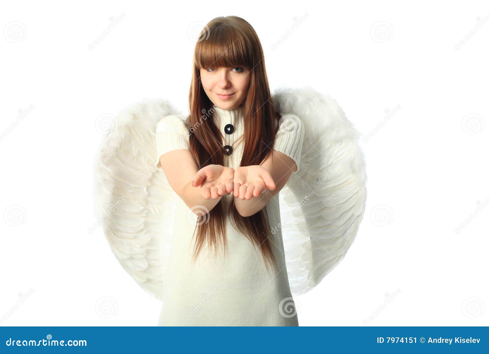 Friendly angel stock image. Image of beauty, female, cherub - 7974151