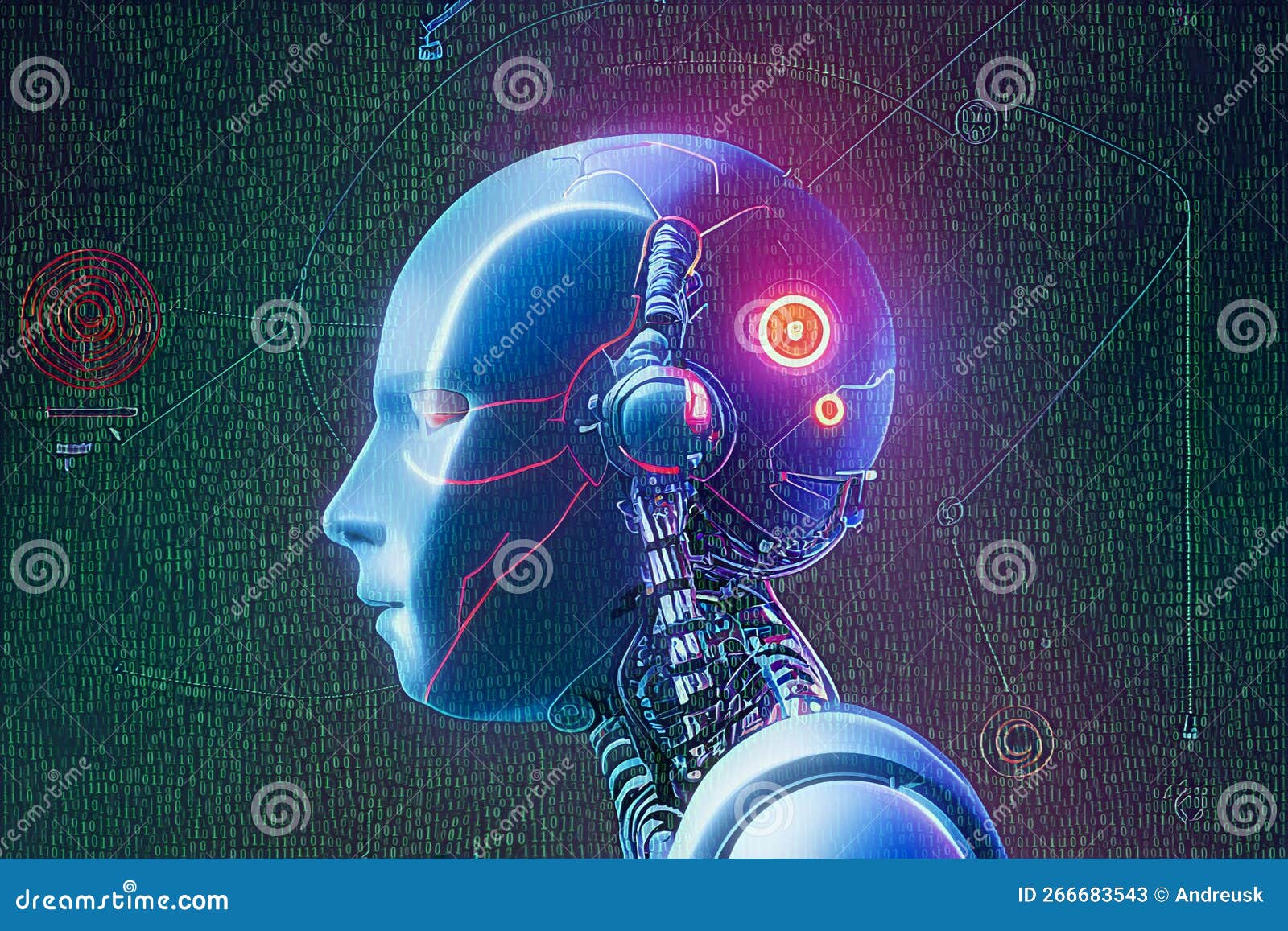 Friendly Artificial Intelligence, Conceptual Illustration, Generative ...