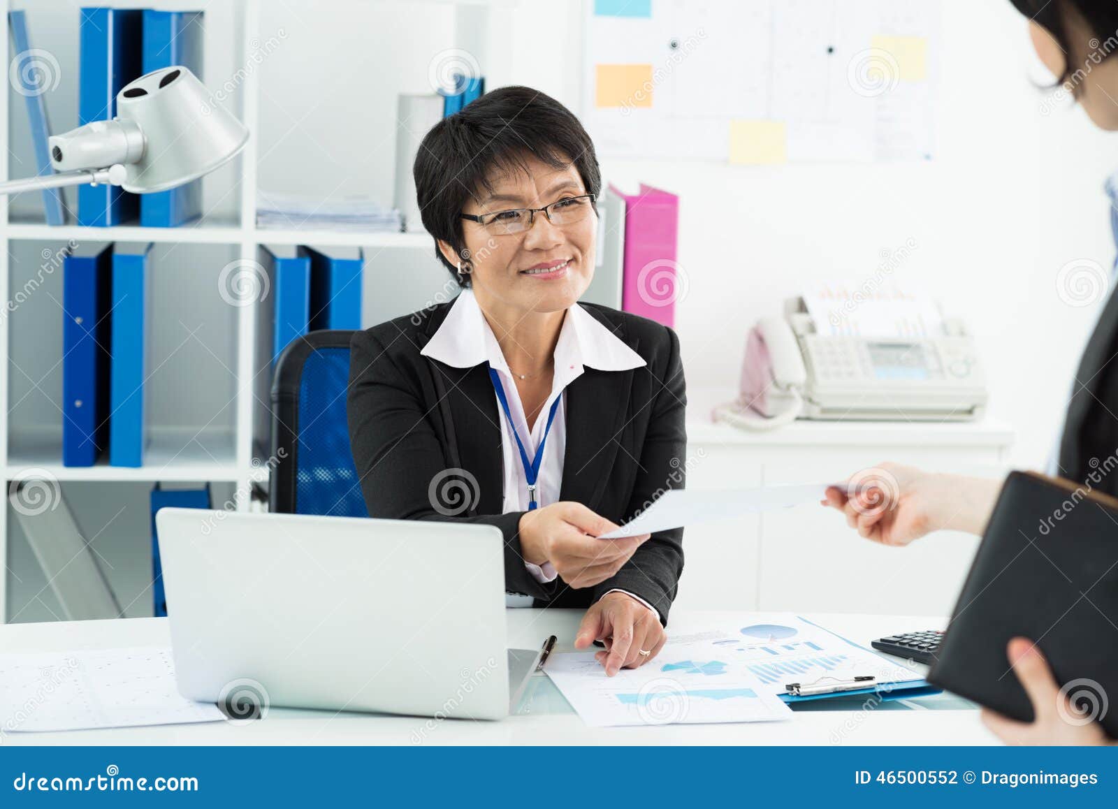 Friendly boss stock photo. Image of employee, friendly - 46500552