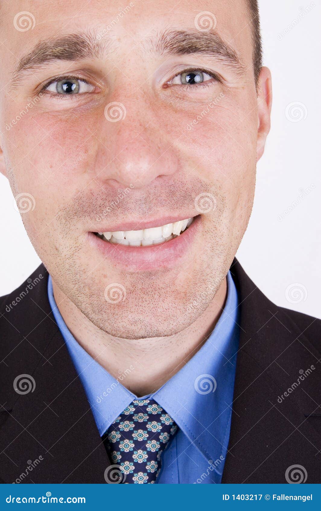 Friendly business man stock image. Image of smile, person - 1403217