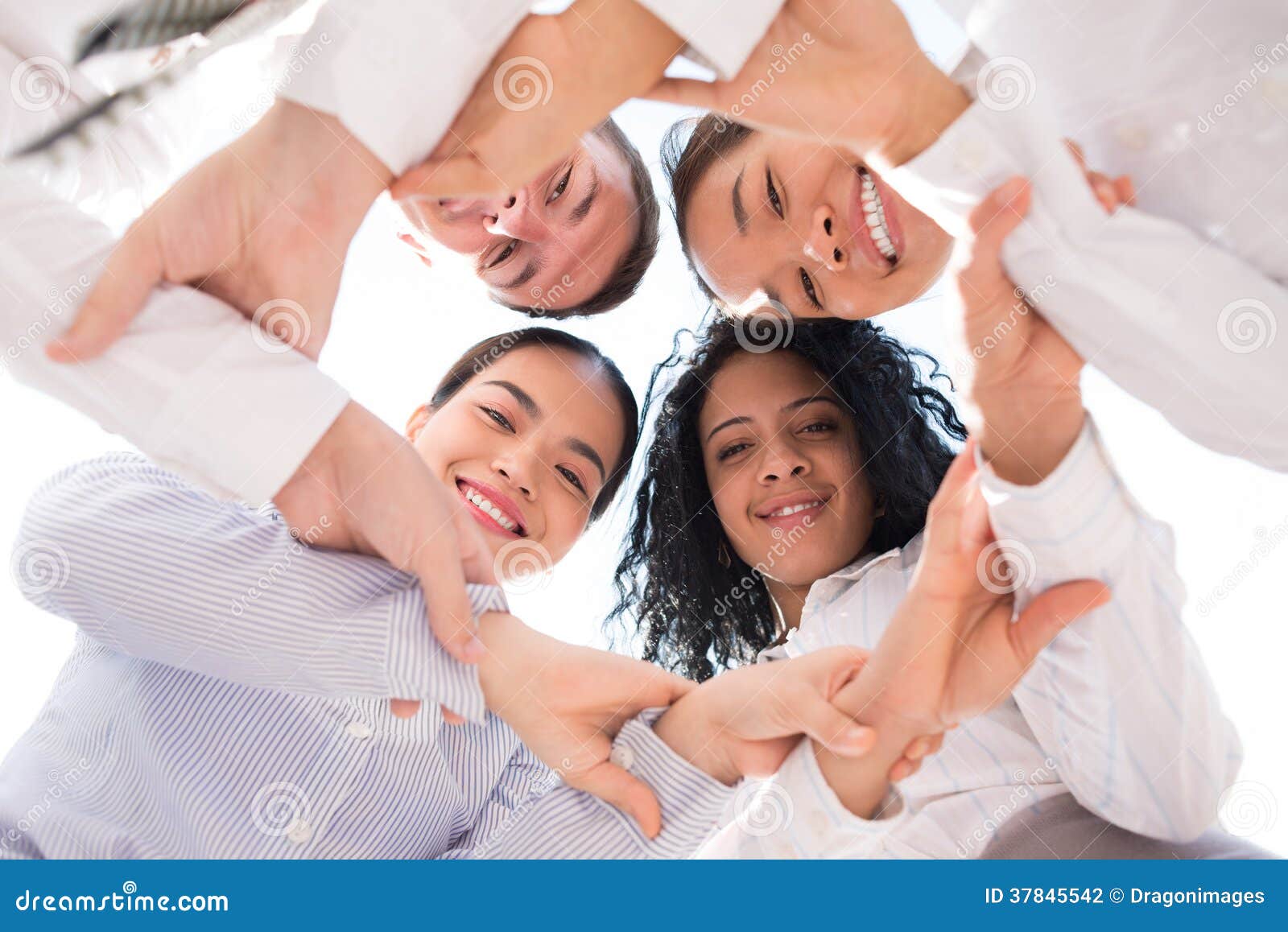 Friendly business team stock photo. Image of holding - 37845542