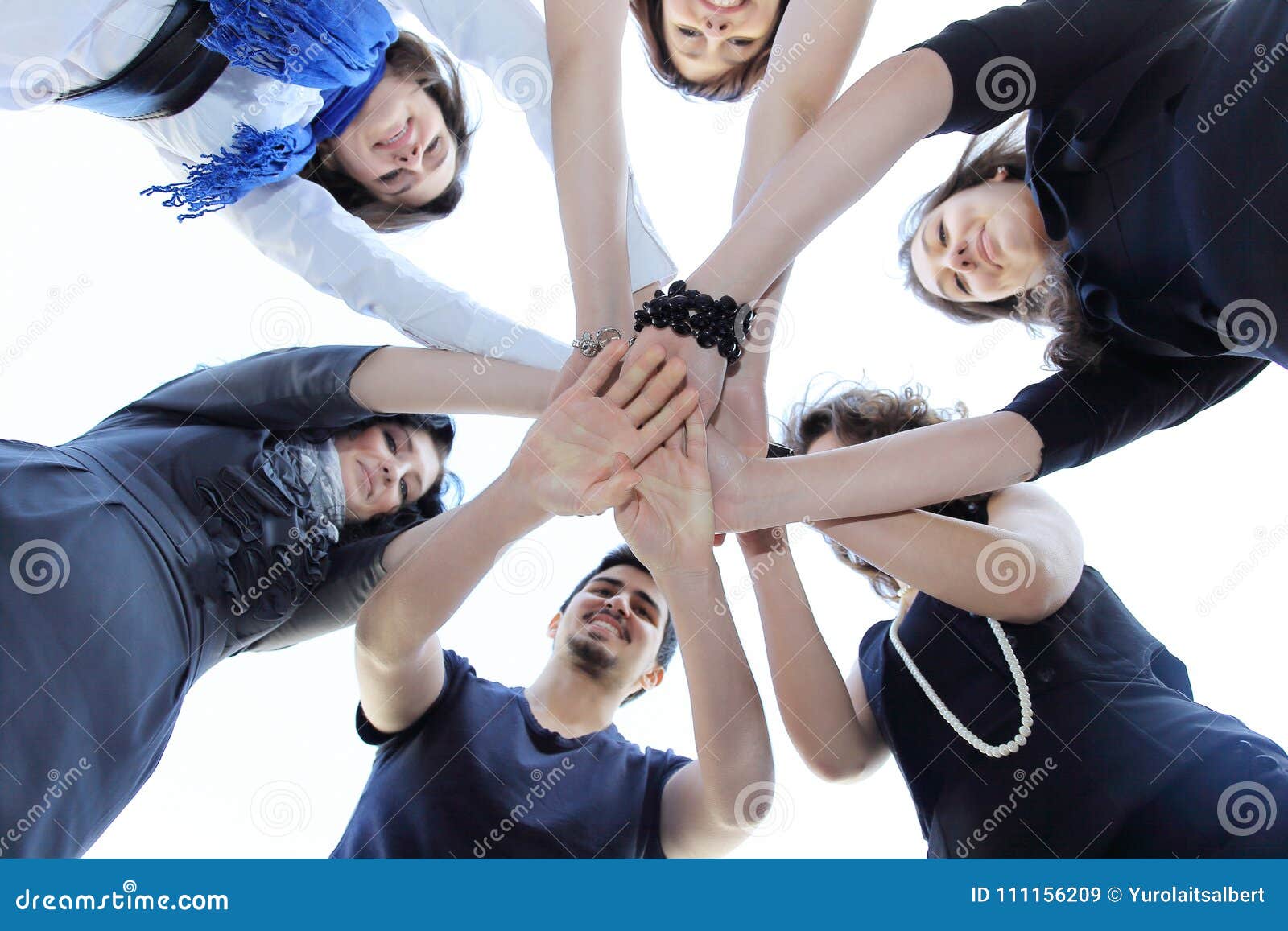 Friendly Business Team .the Concept of Teamwork Stock Image - Image of ...