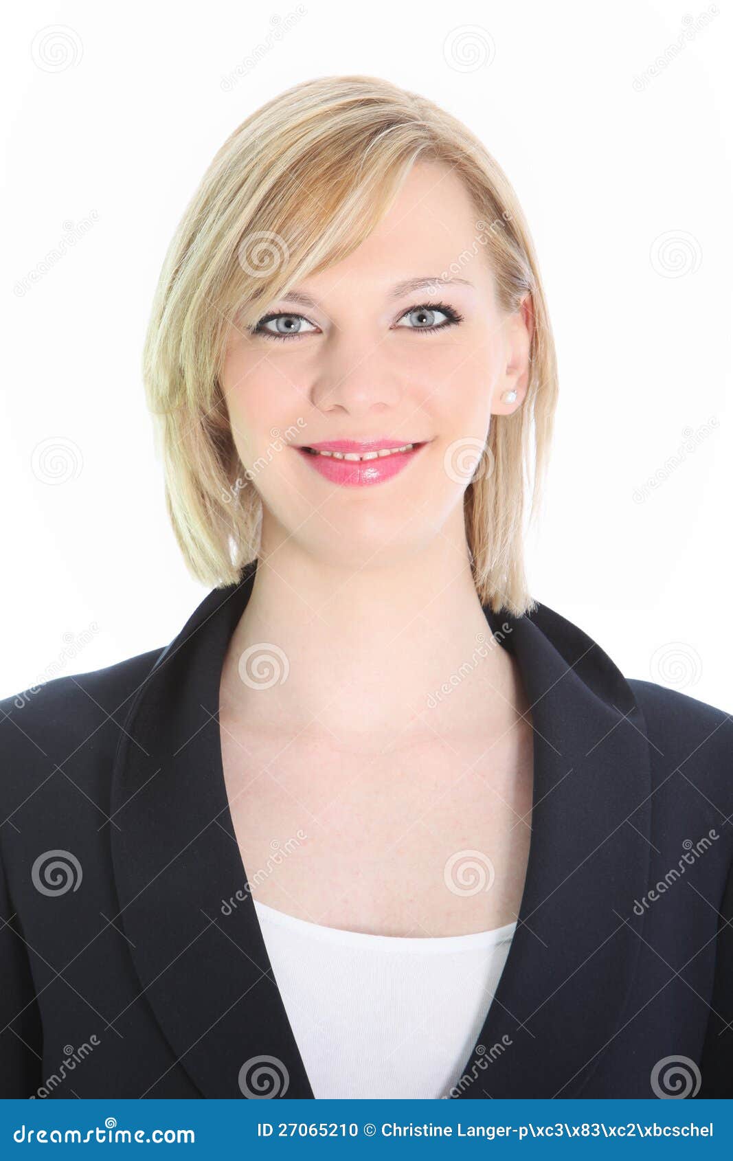 Friendly business woman stock photo. Image of lifestyle - 27065210