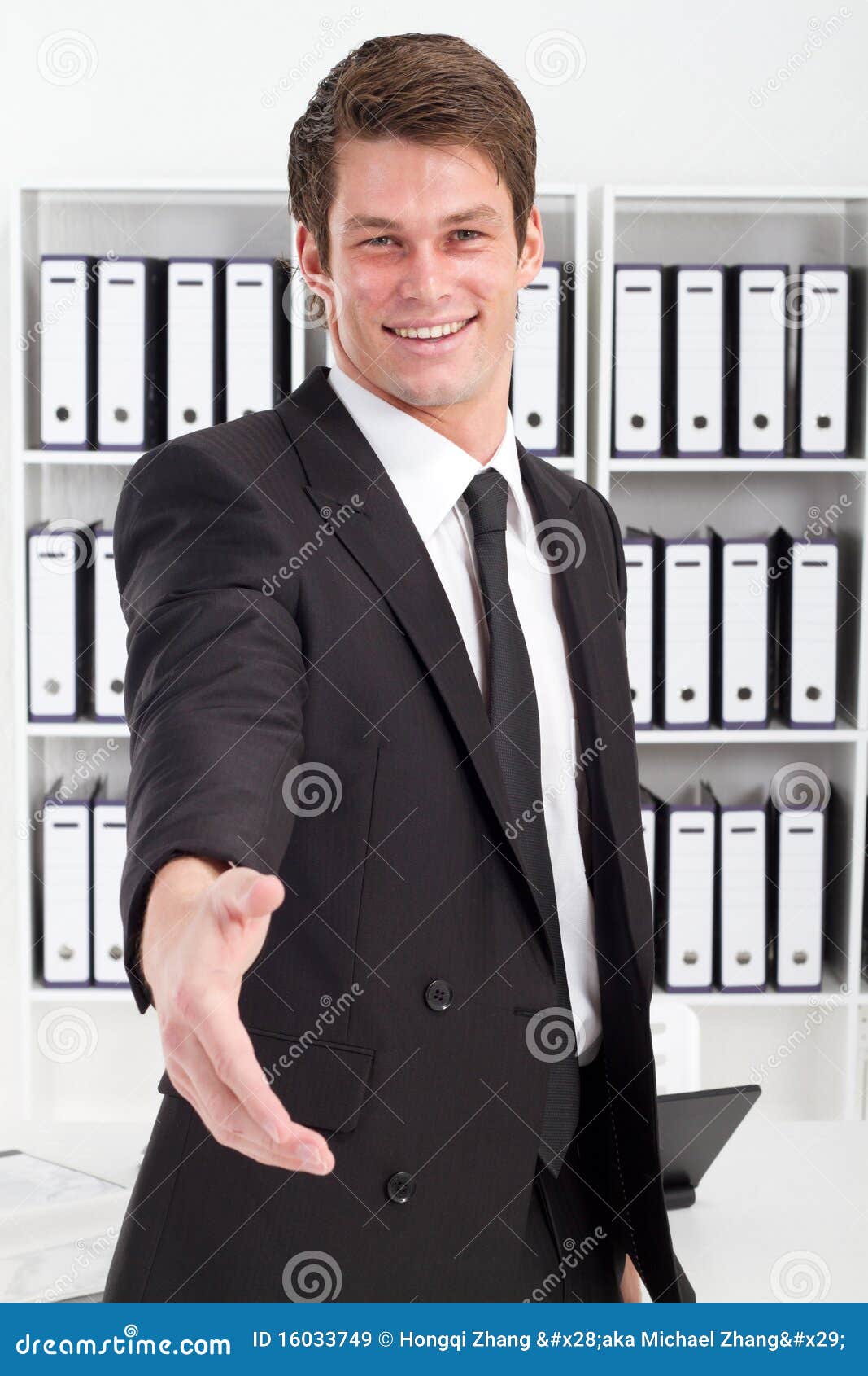 Friendly businessman stock image. Image of finance, businessman - 16033749