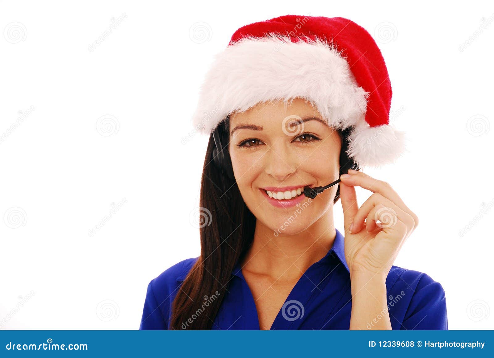 Friendly Call Centre Worker Stock Photo - Image of happiness, landscape ...